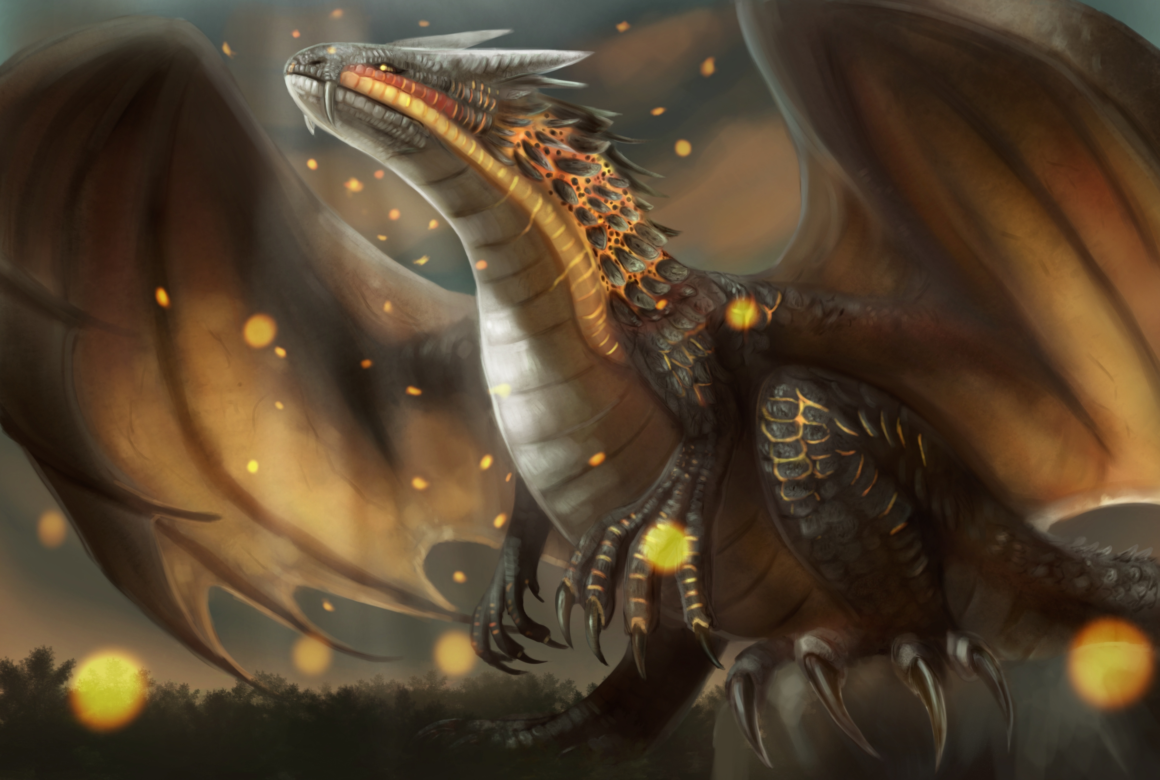 Download Fantasy Dragon HD Wallpaper by R8A-creations