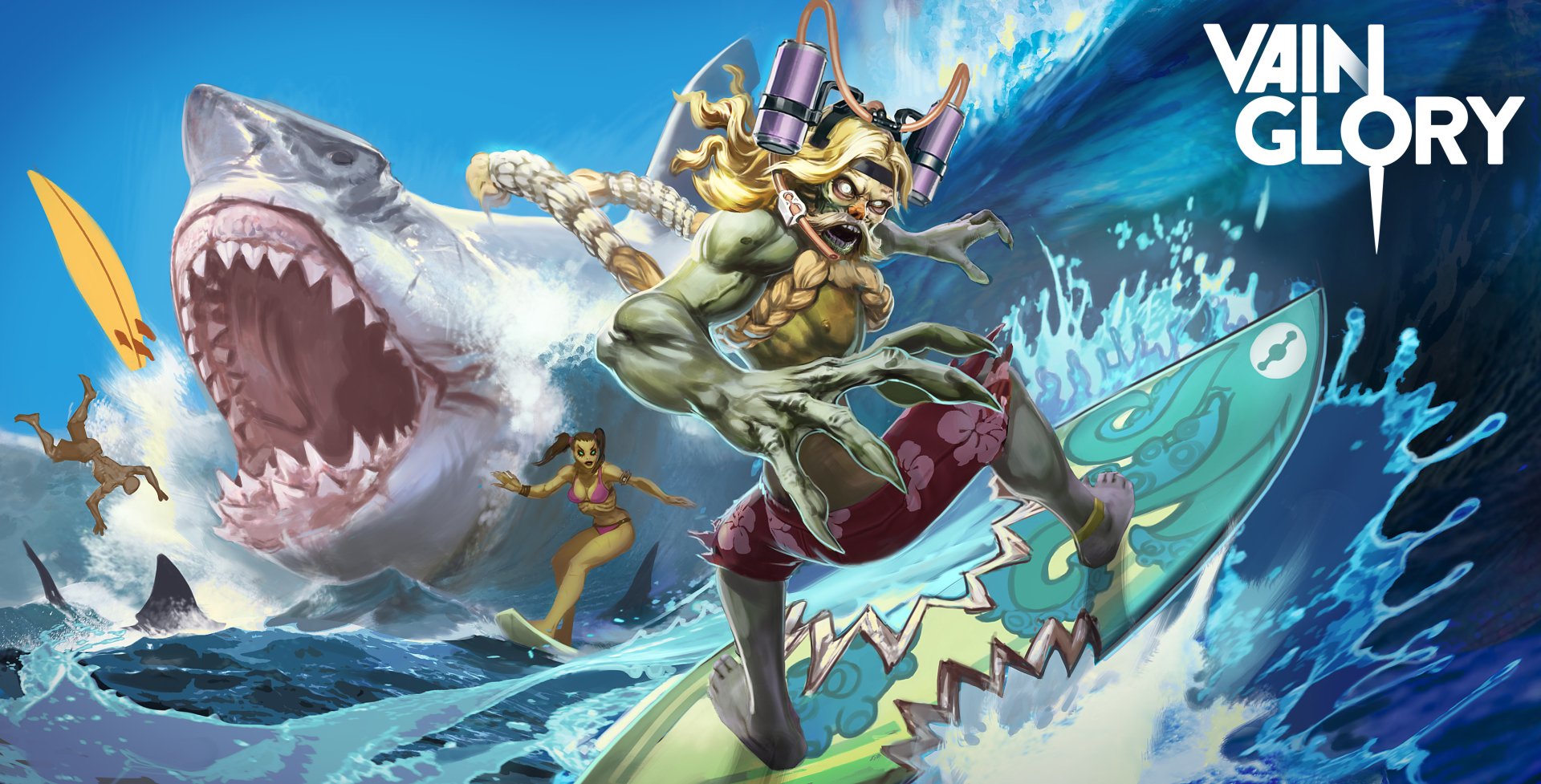Vainglory Epic Surfing Adventure HD Wallpaper