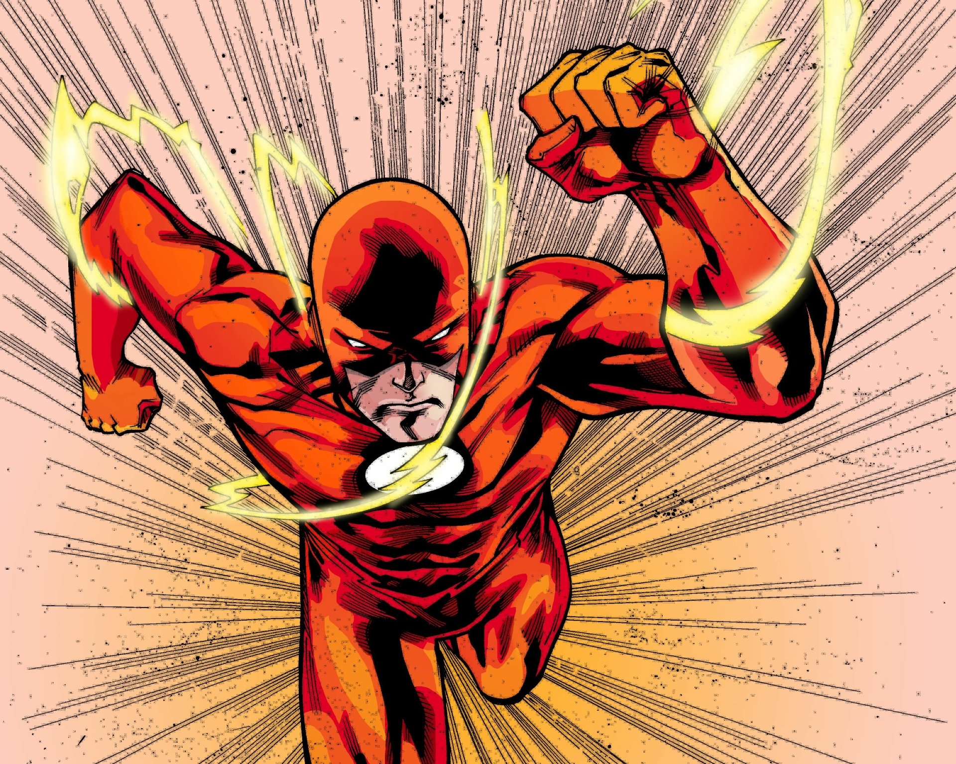 The Flash: Dynamic HD Comic Speedster Wallpaper by Echudin