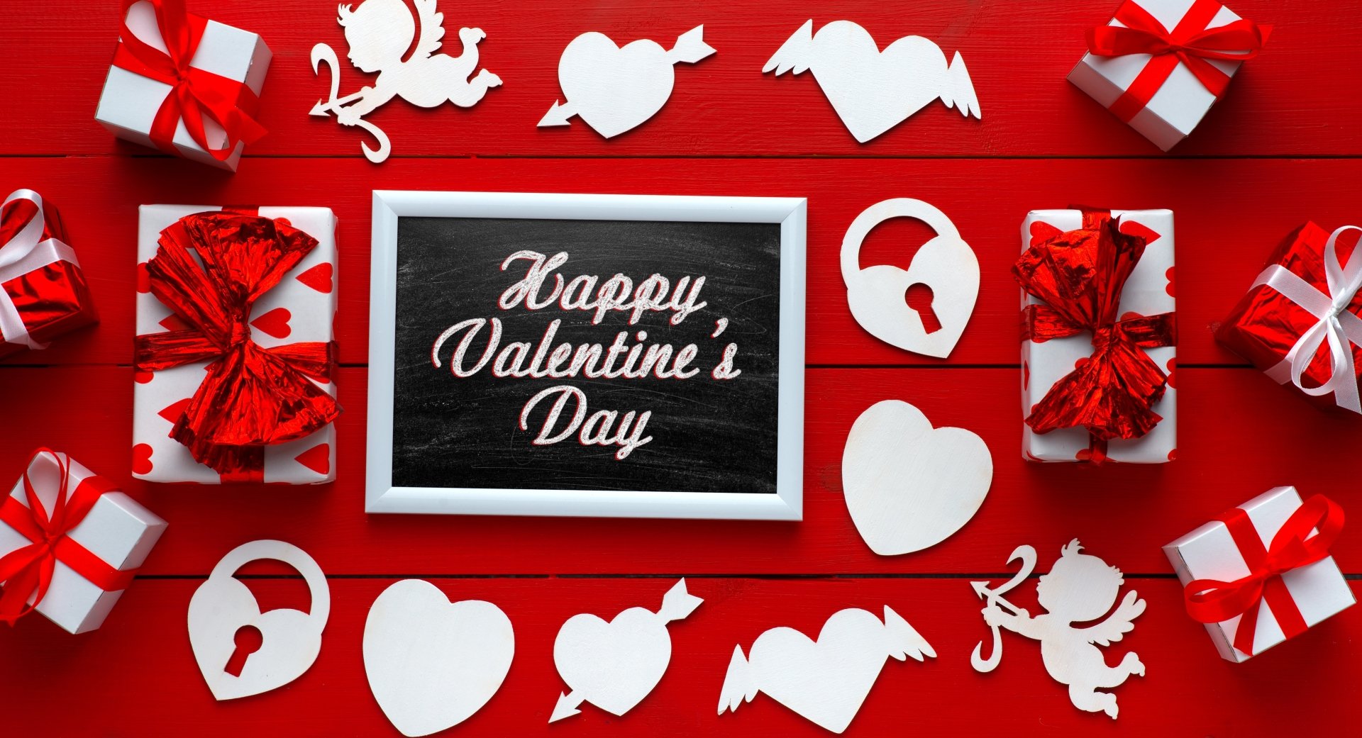 5K Ultra HD Valentine's Day Wallpaper — Love, Gifts & Happy Wishes ...