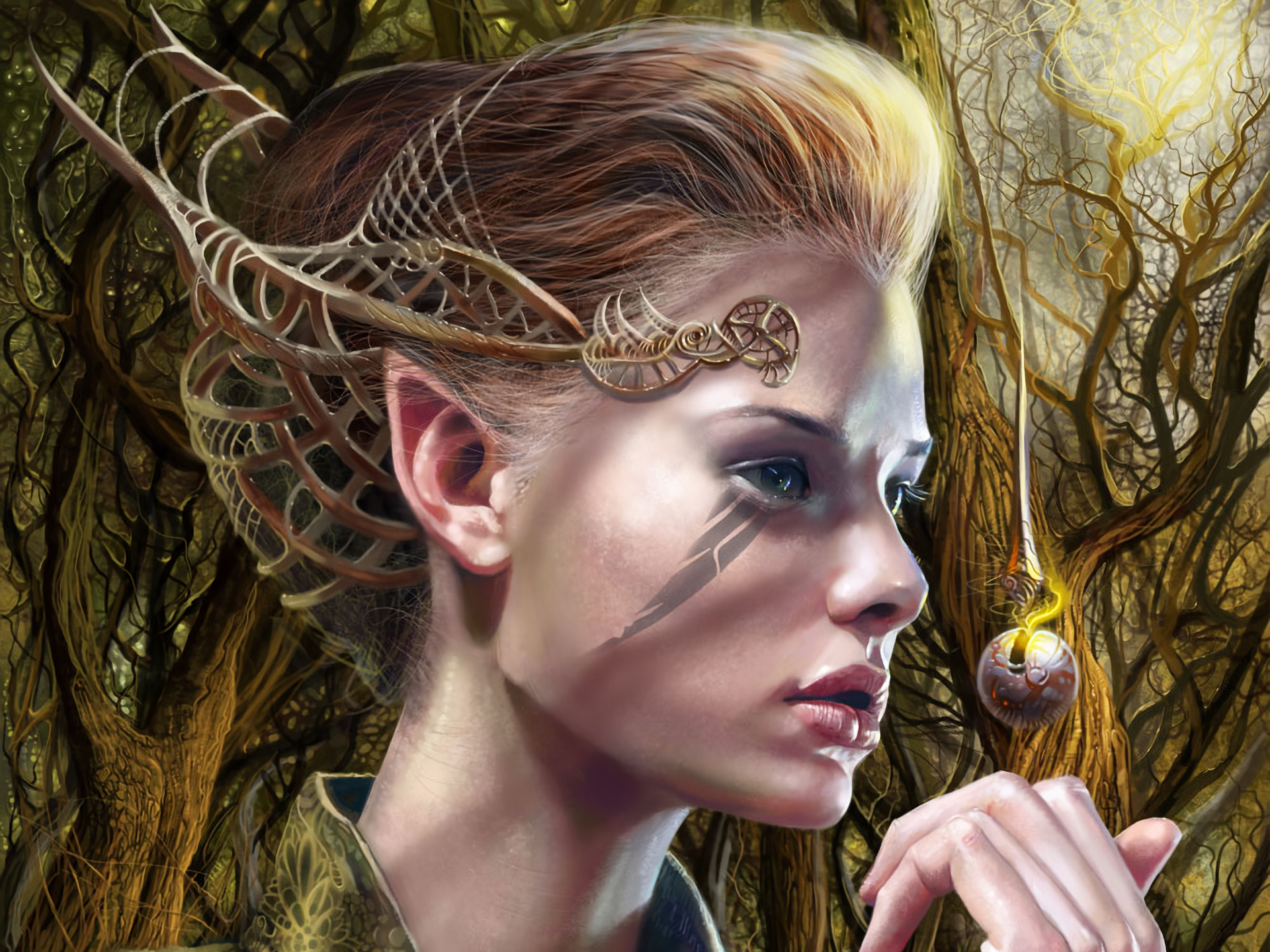 Enchanted Elf Fantasy HD Wallpaper