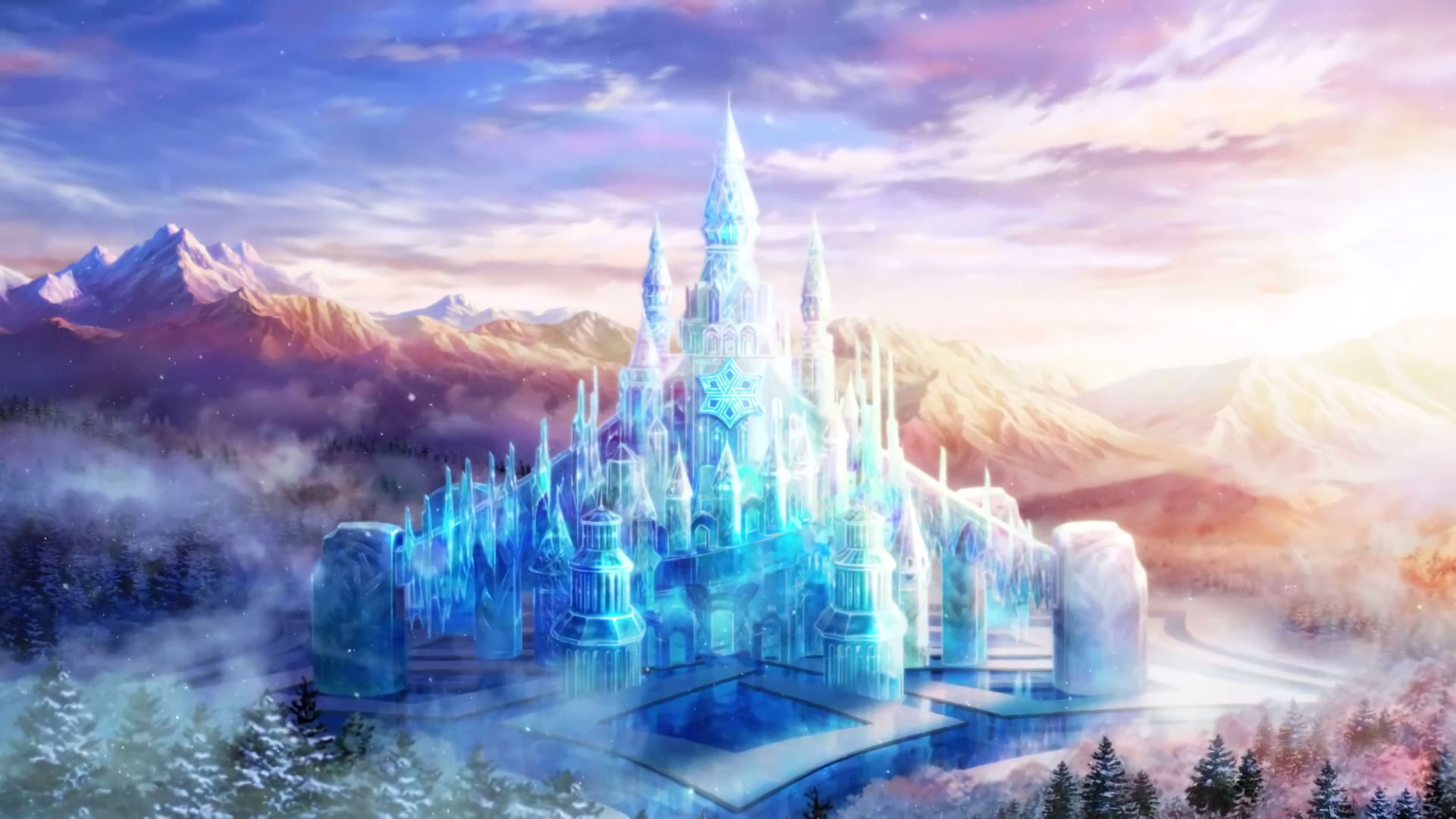 Fire Emblem Heroes: 4K Ultra HD Frozen Castle Wallpaper