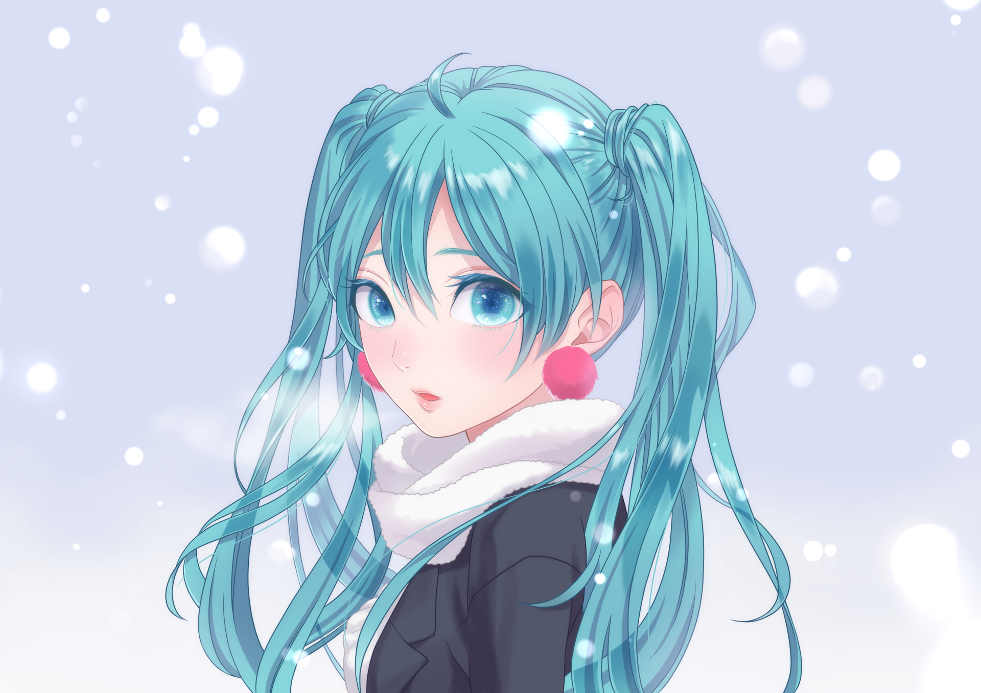 Hatsune Miku Winter Magic - 4K Ultra HD Wallpaper