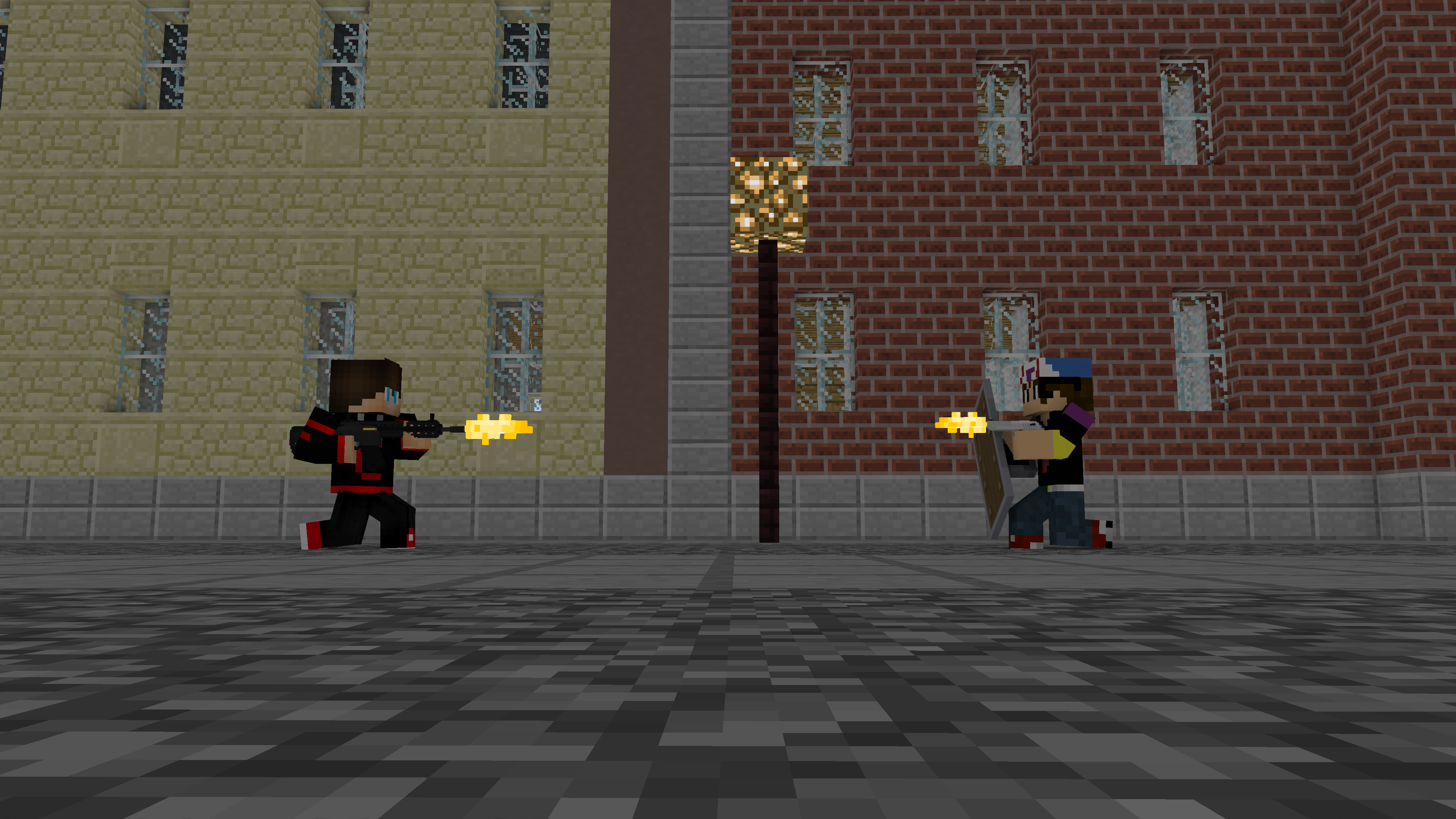 Minecraft Steve with Sword HD Wallpaper