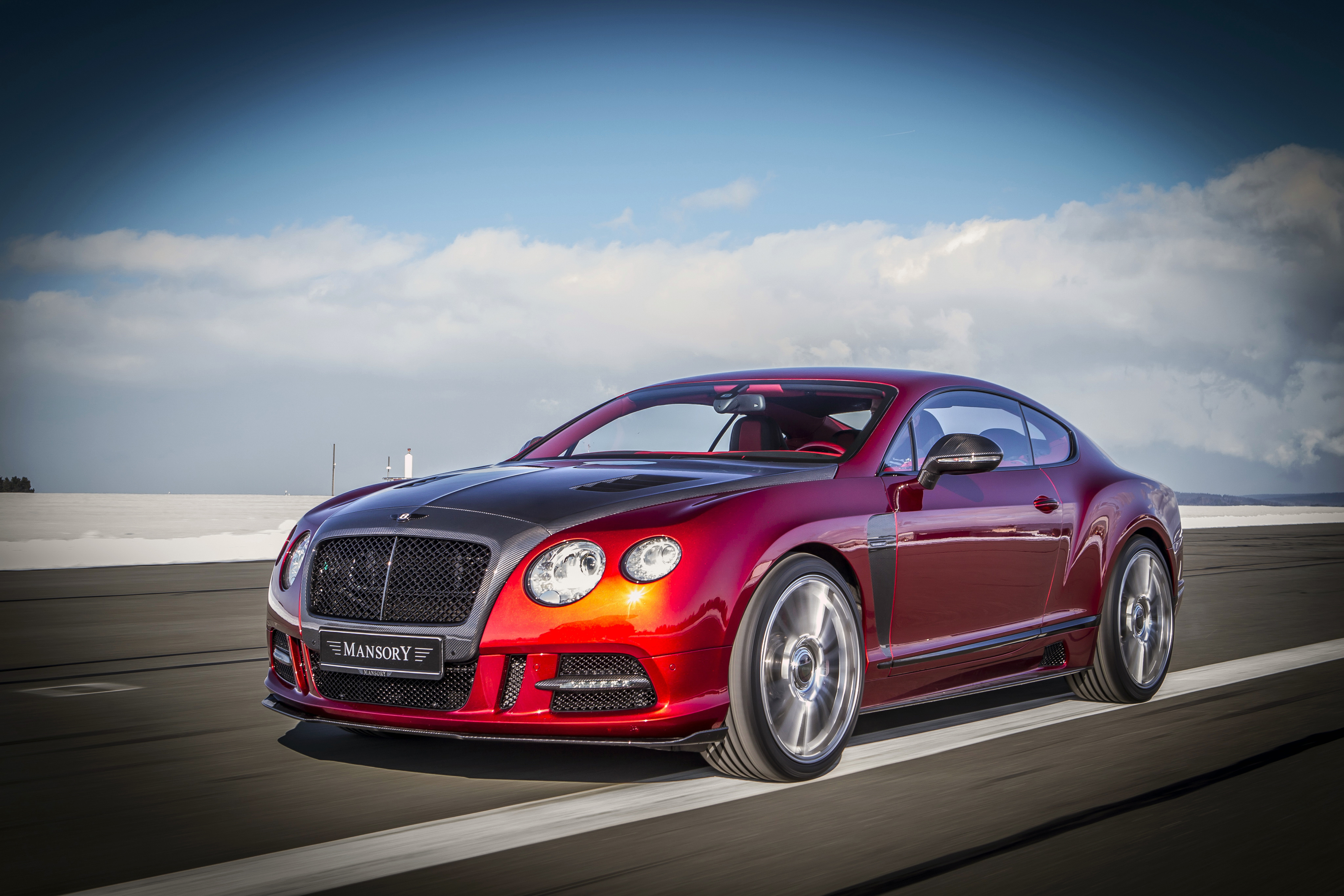 Red Bentley Continental Wallpaper