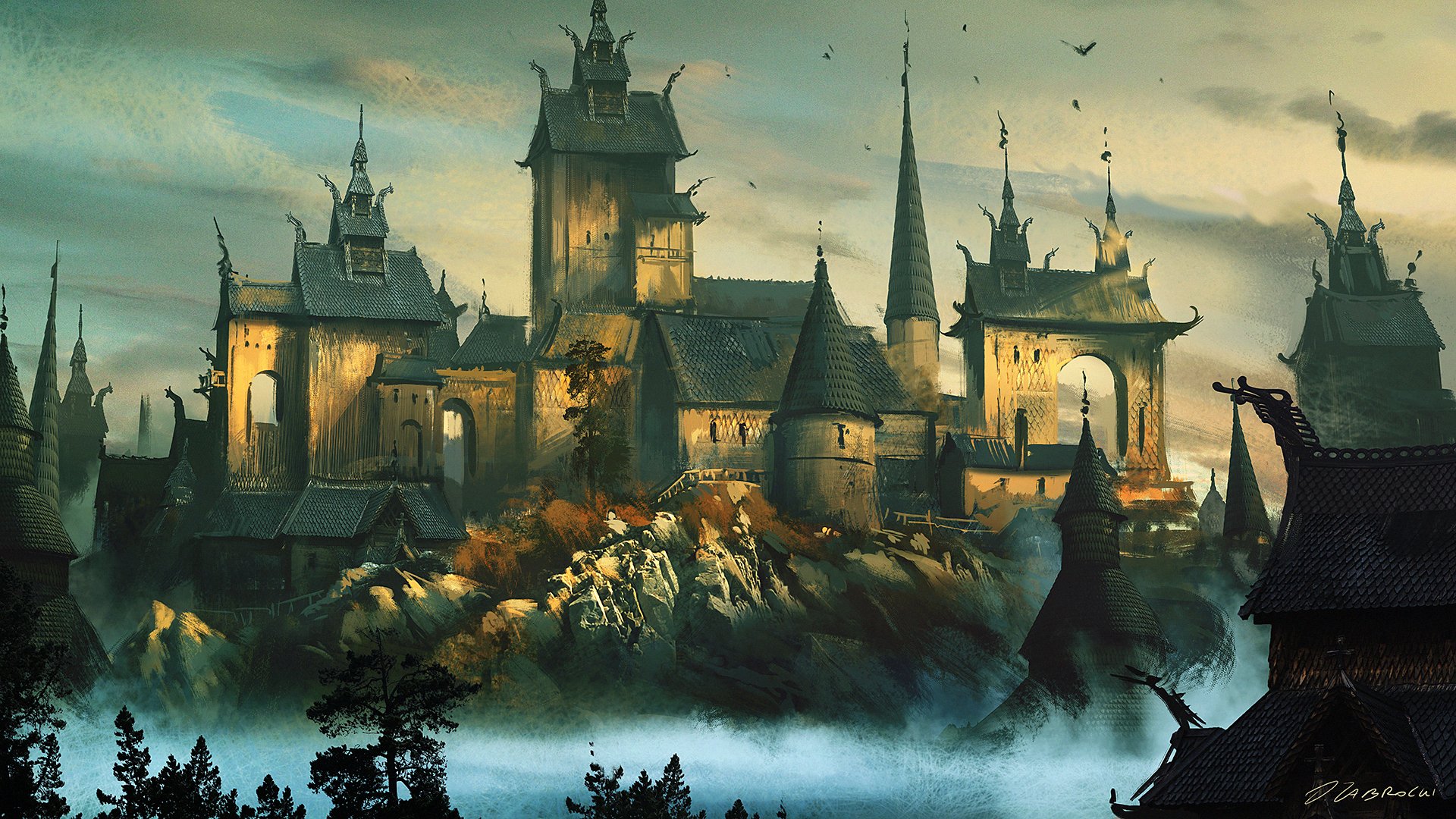 Graphics Fantasy Architecture Castles