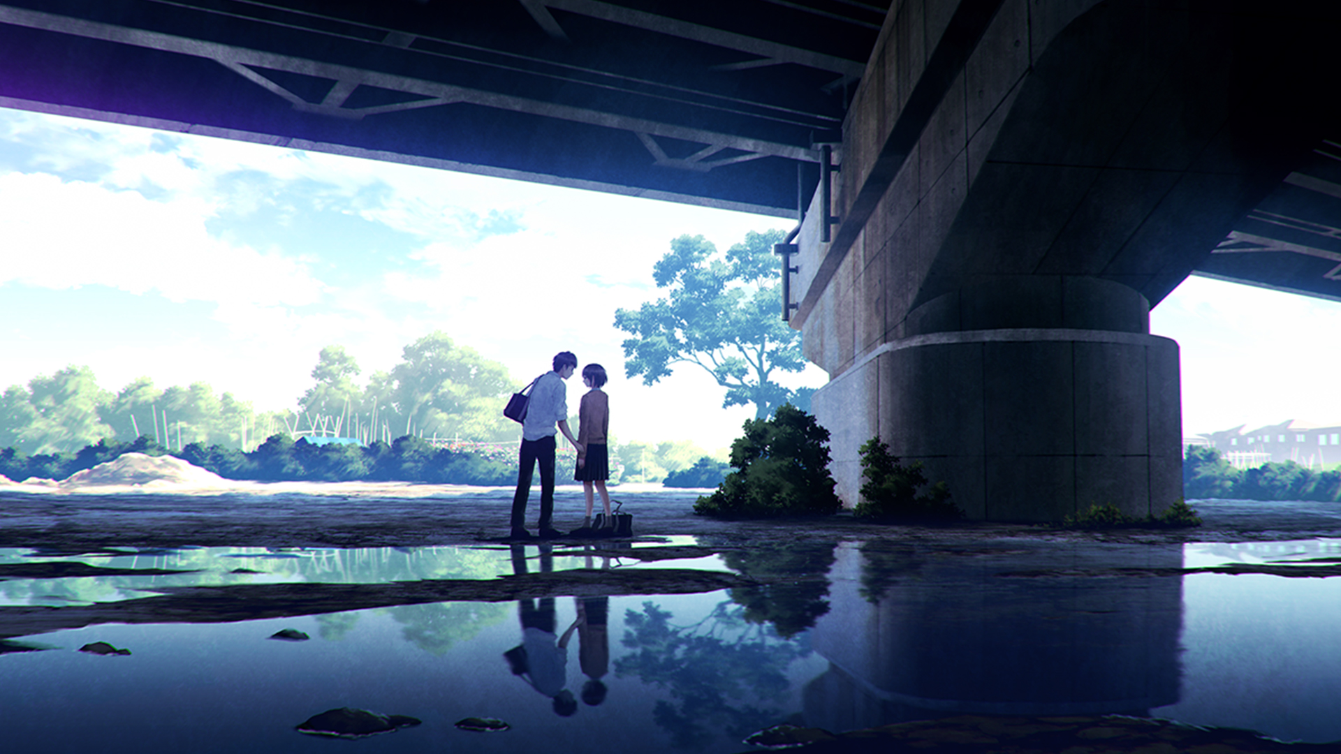 Download Bridge Anime Original HD Wallpaper