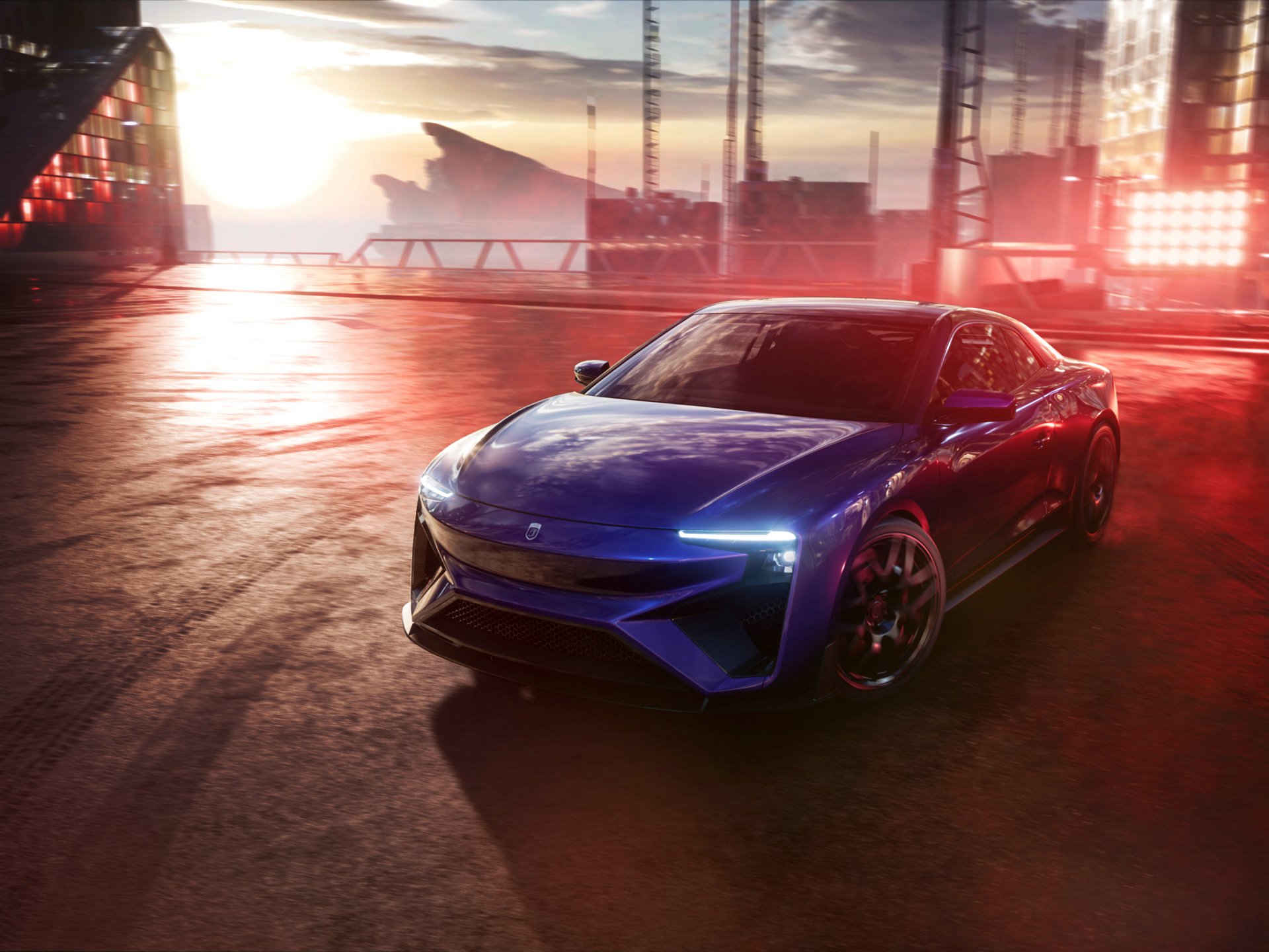 Download Purple Car Car Vehicle Gumpert RG Nathalie HD Wallpaper