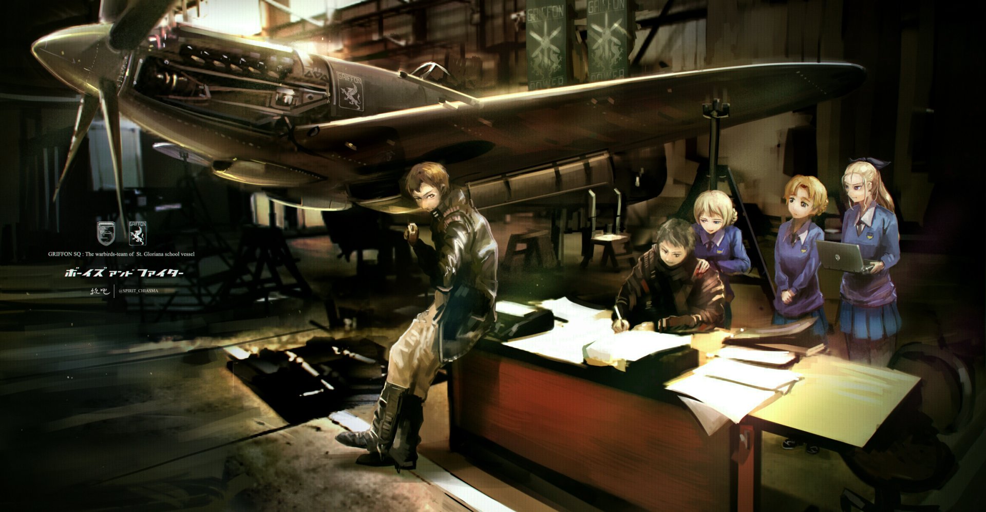 Girls und Panzer: Orange Pekoe, Darjeeling & Assam HD Anime Wallpaper ...