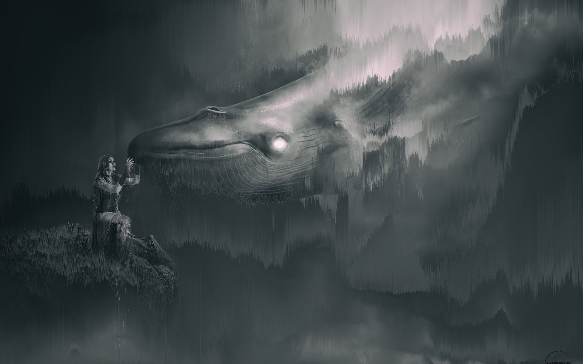 Epic Fantasy Whale: Mystical HD Wallpaper Adventure | 2560x1600 ...
