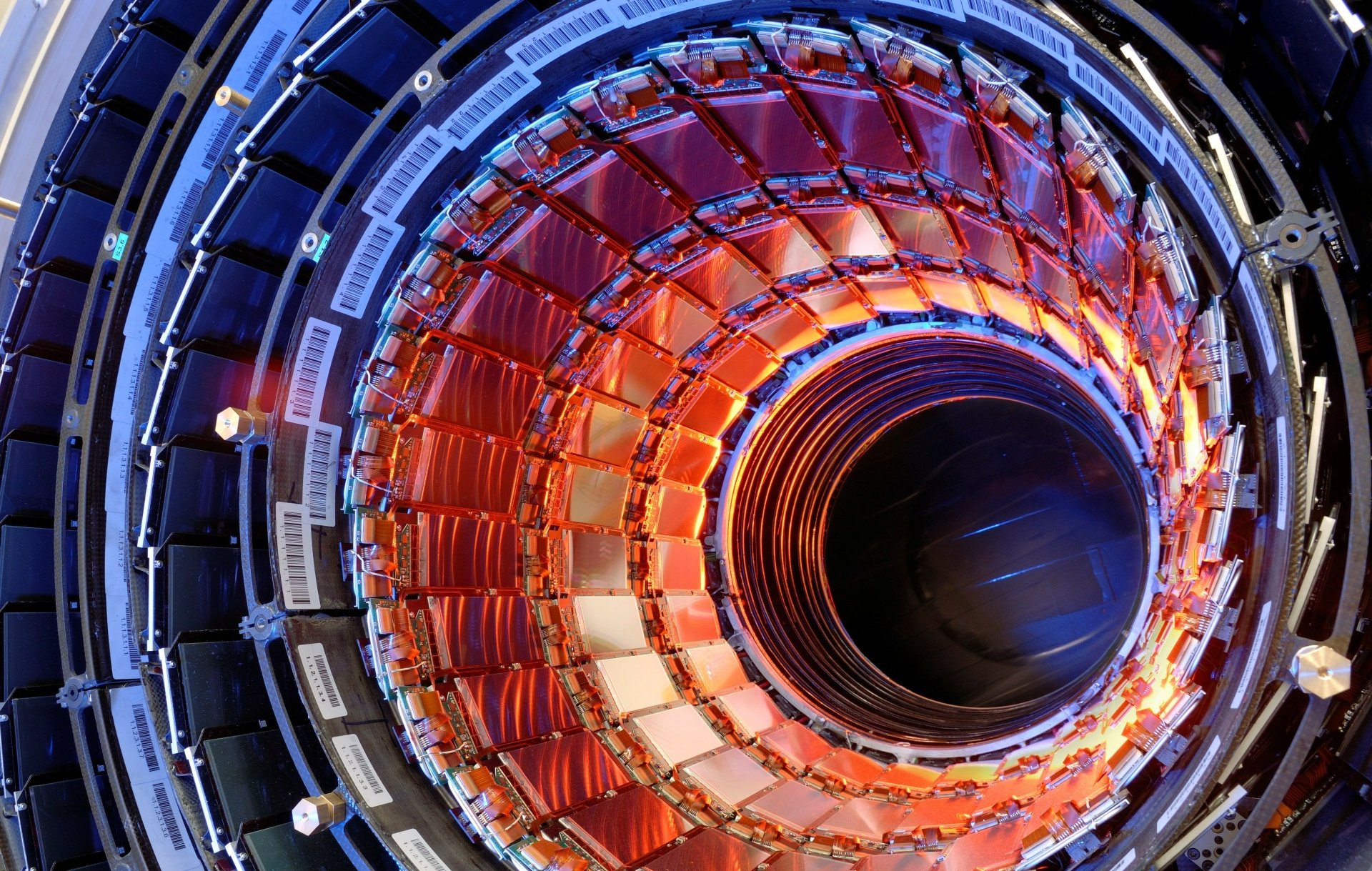 Download Man Made Large Hadron Collider HD Wallpaper