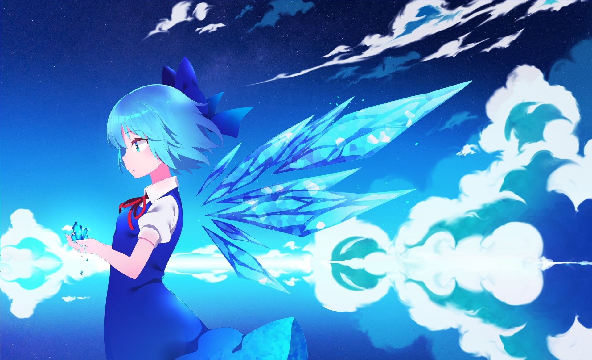 Cirno’s Crystal Breeze — Stunning HD Touhou Anime Wallpaper | 1920x1166 ...