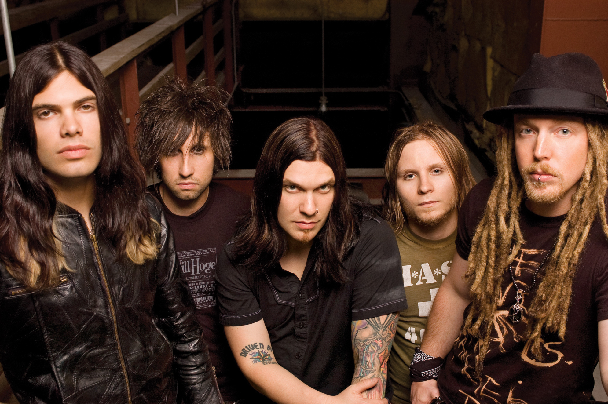 Shinedown Band HD Wallpaper – Monochrome Theme