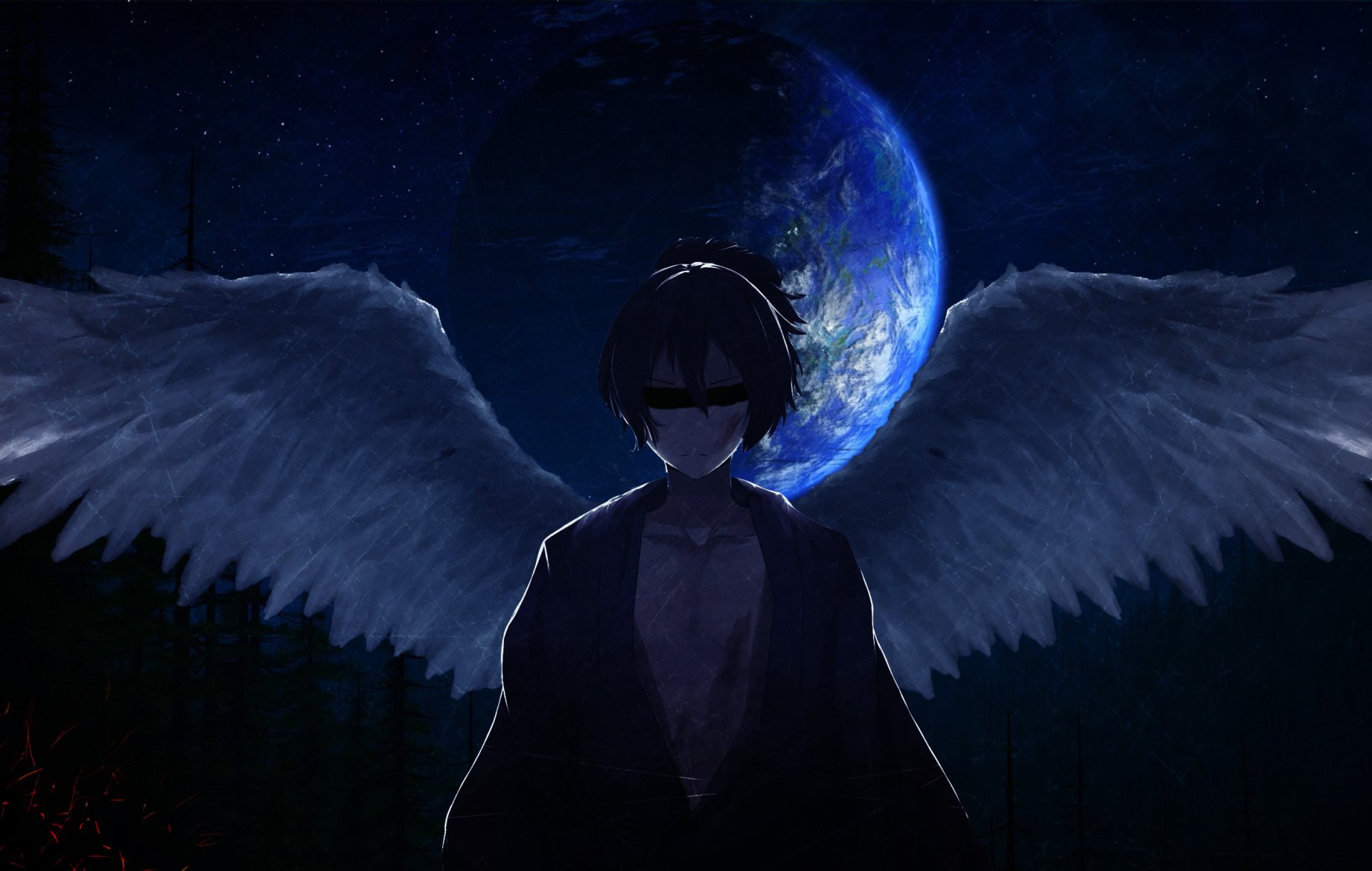 Yato’s Nightfall Glory – Stunning Noragami HD Anime Wallpaper