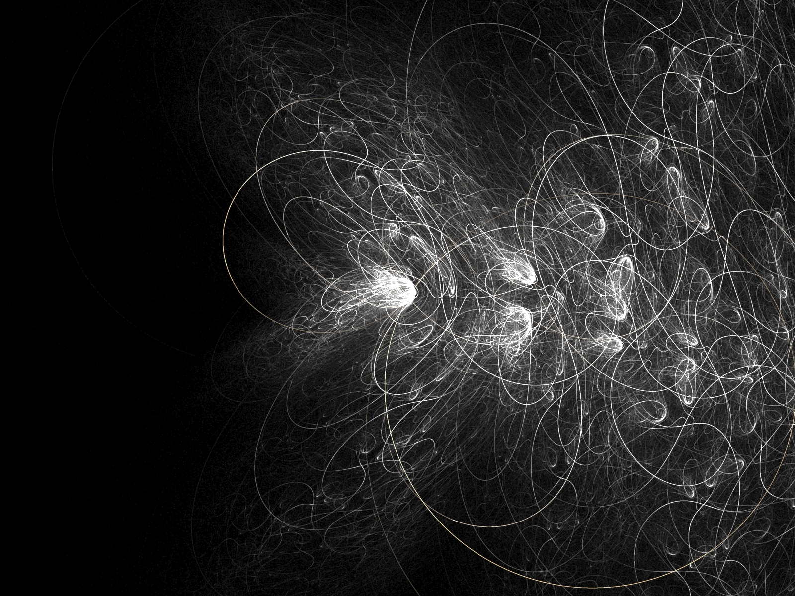 Cool Abstract HD Wallpaper: Ethereal Swirls of Light by corvettefreak1992