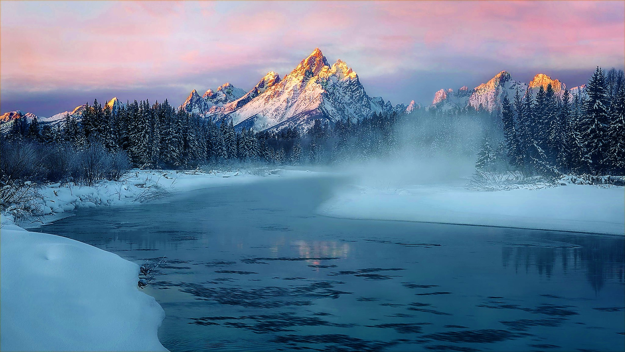 Mountains in Winter