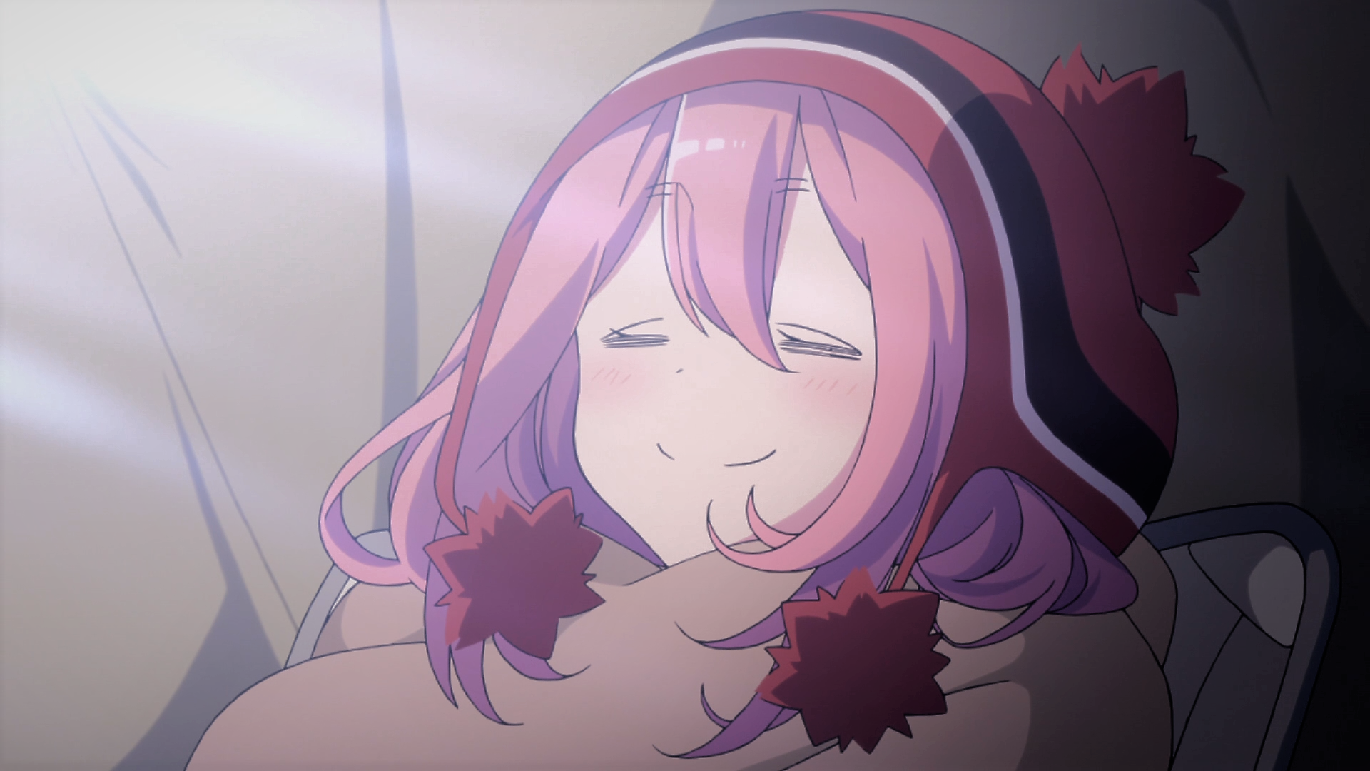 Nadeshiko Kagamihara Chill Vibes – Laid-Back Camp HD Anime Wallpaper