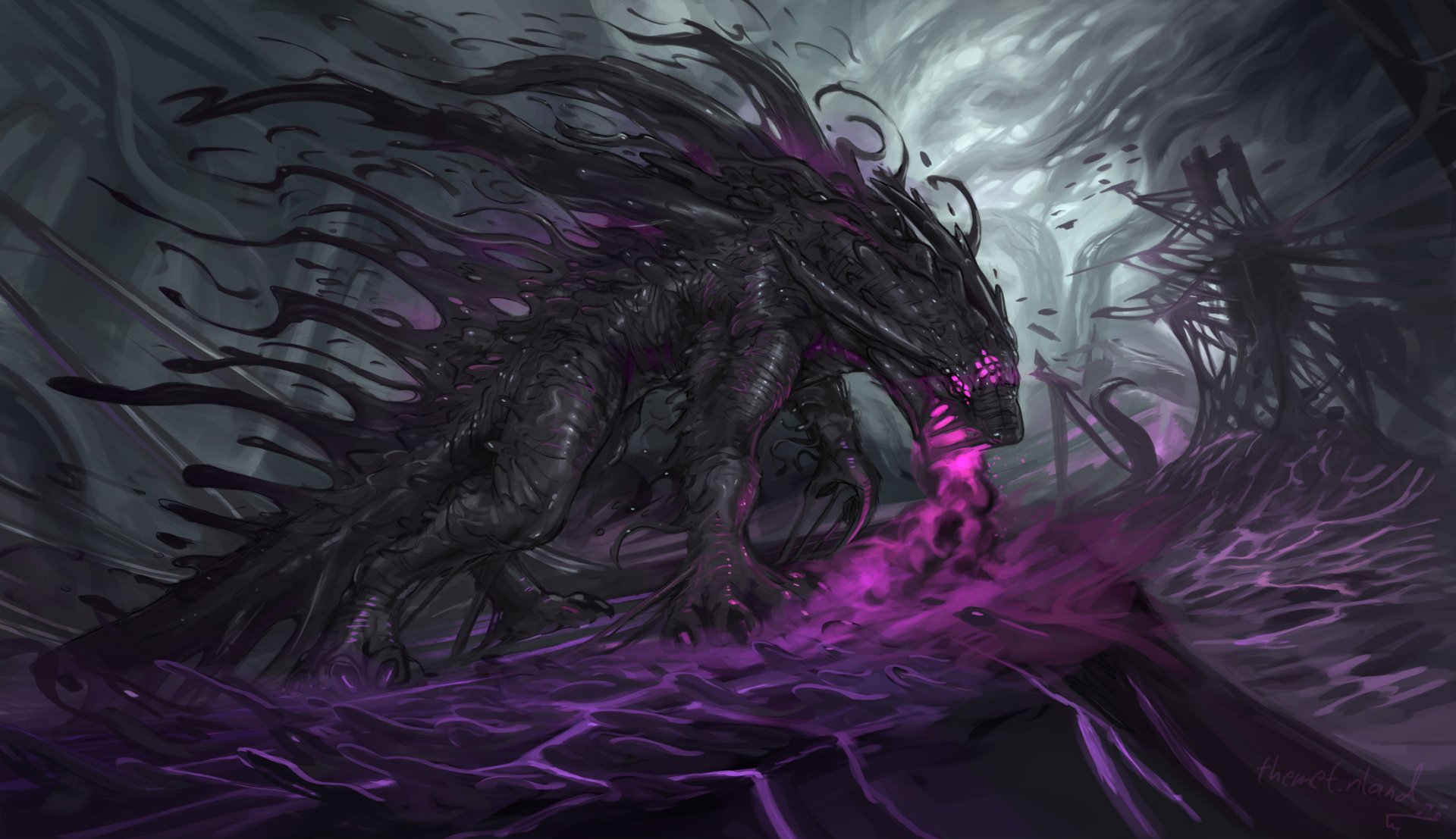 Shadow Beast: The Dark Creature Unleashed - HD Wallpaper by ThemeFinland