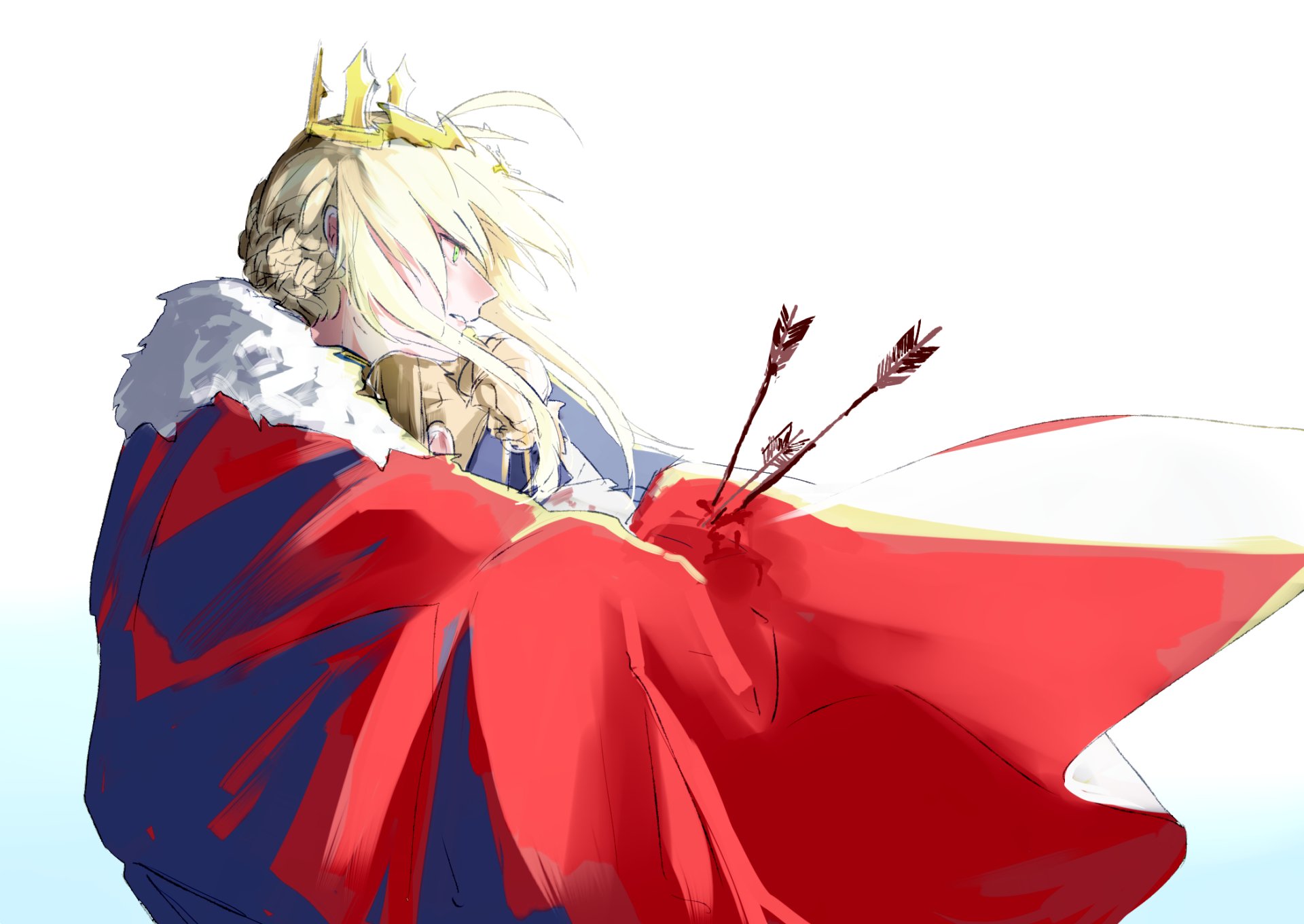 Wounded Crown: Artoria Pendragon — Saber HD Wallpaper (Fate/Grand Order ...