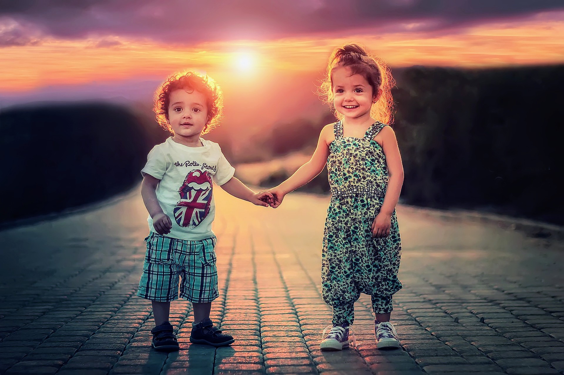 Download Sunset Photography Child HD Wallpaper