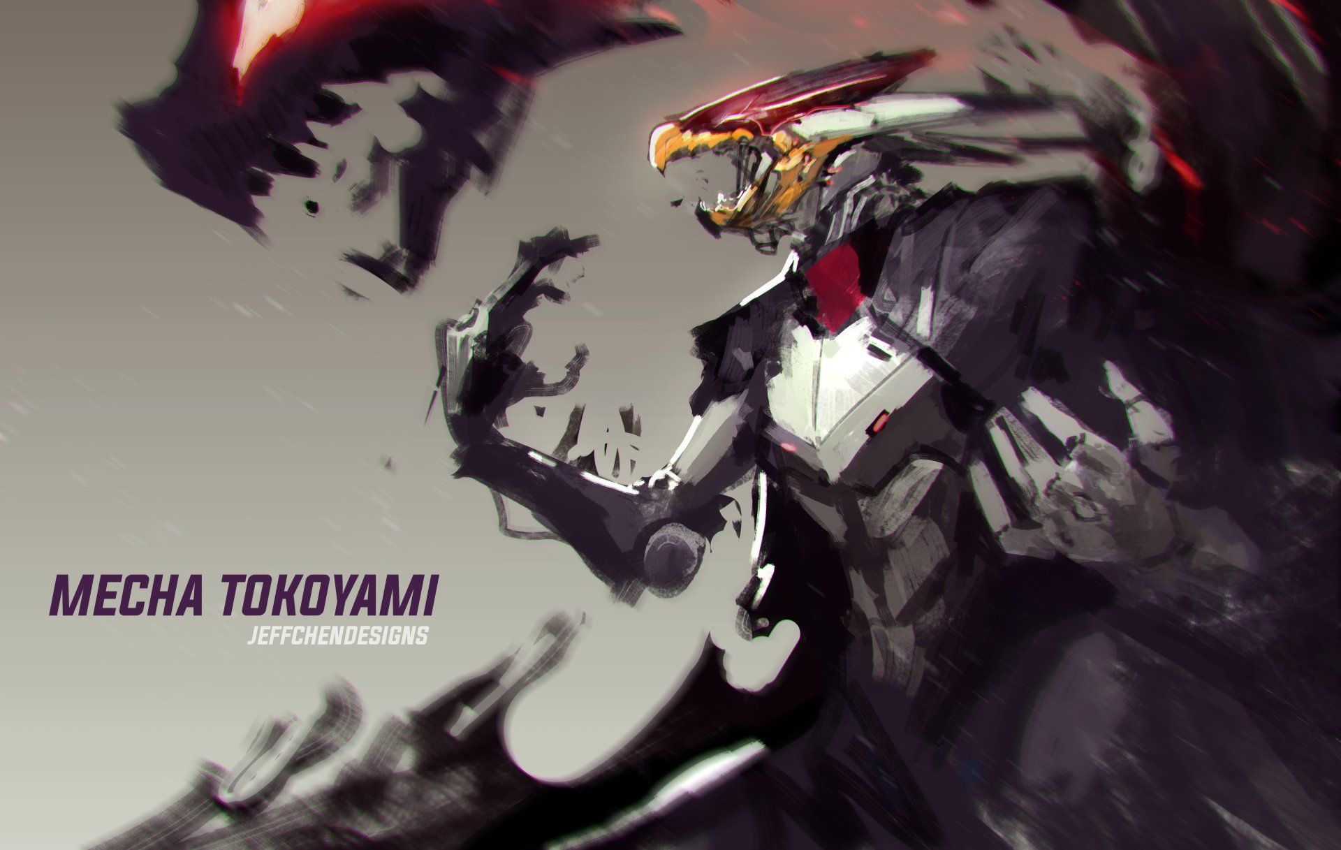 4K Ultra HD Mecha Tokoyami Wallpaper by Jeffrey Chen