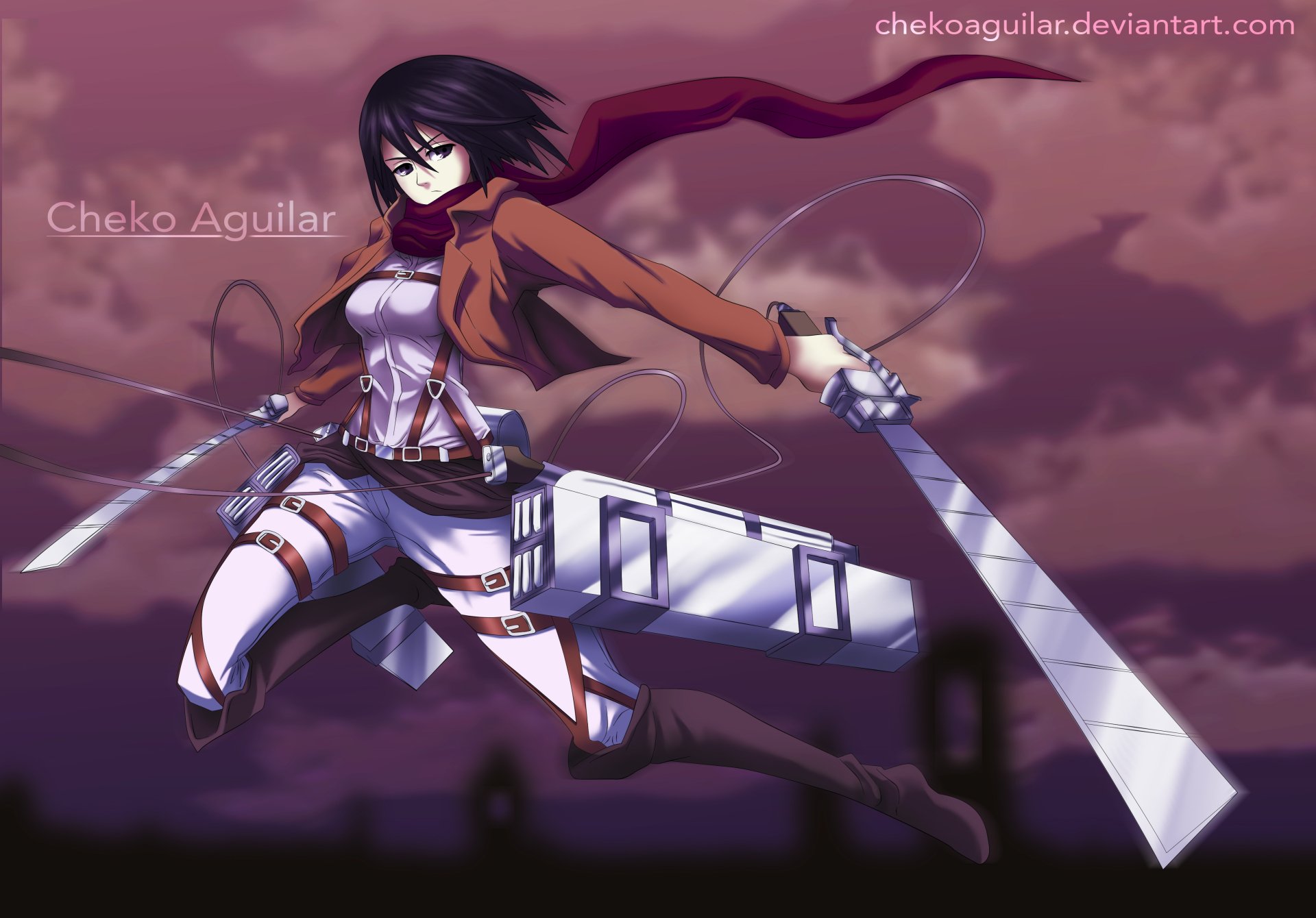 Mikasa Ackerman 4K Ultra HD Wallpaper | Attack on Titan Anime Heroics ...