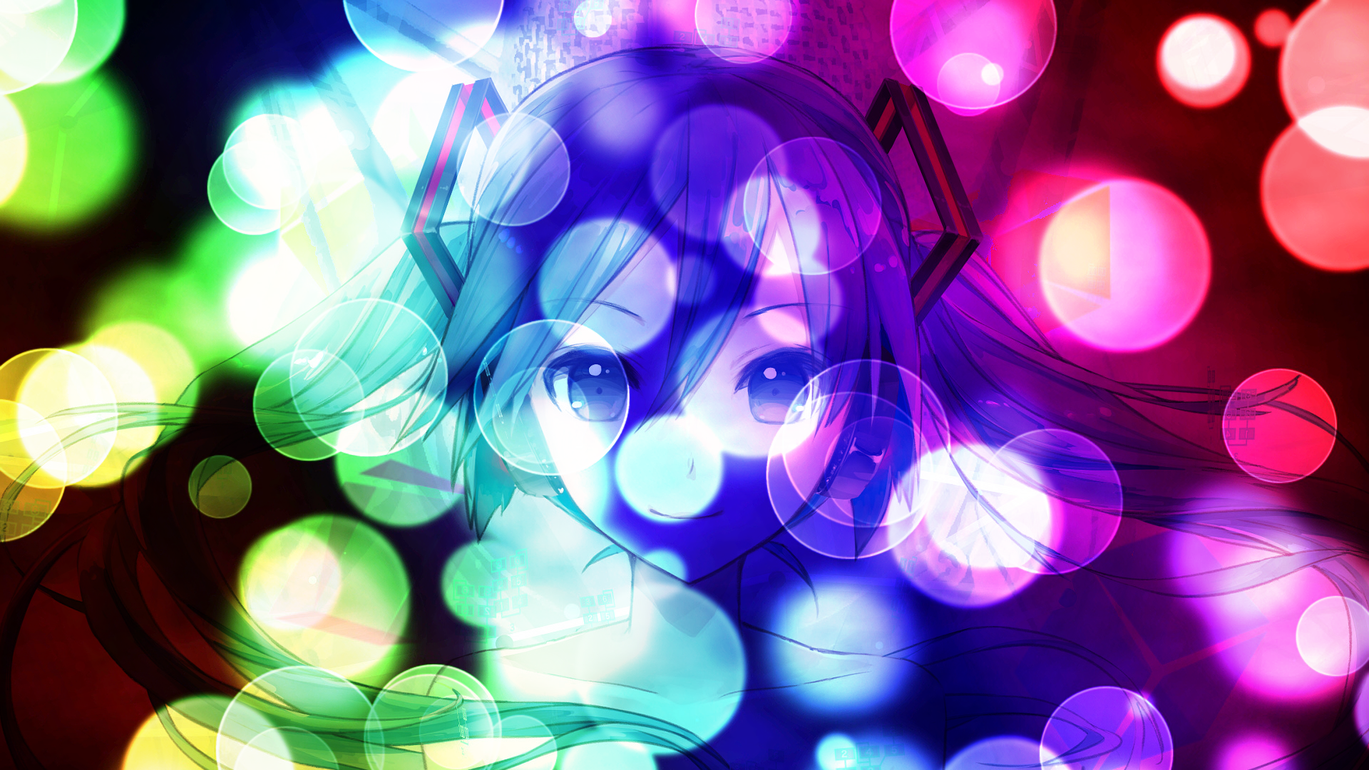 Download Hatsune Miku Colors Anime Vocaloid HD Wallpaper