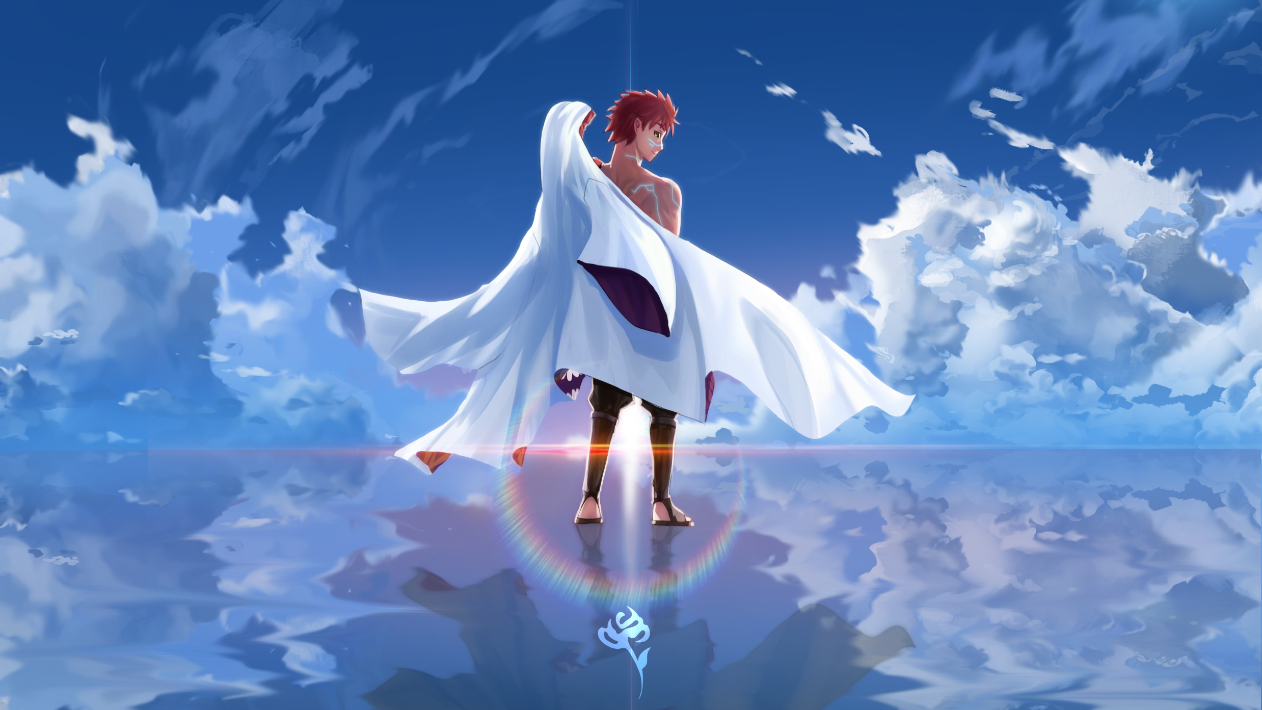Shirou Emiya Soars: HD Fate/Grand Order Sky Anime Wallpaper by KuEn