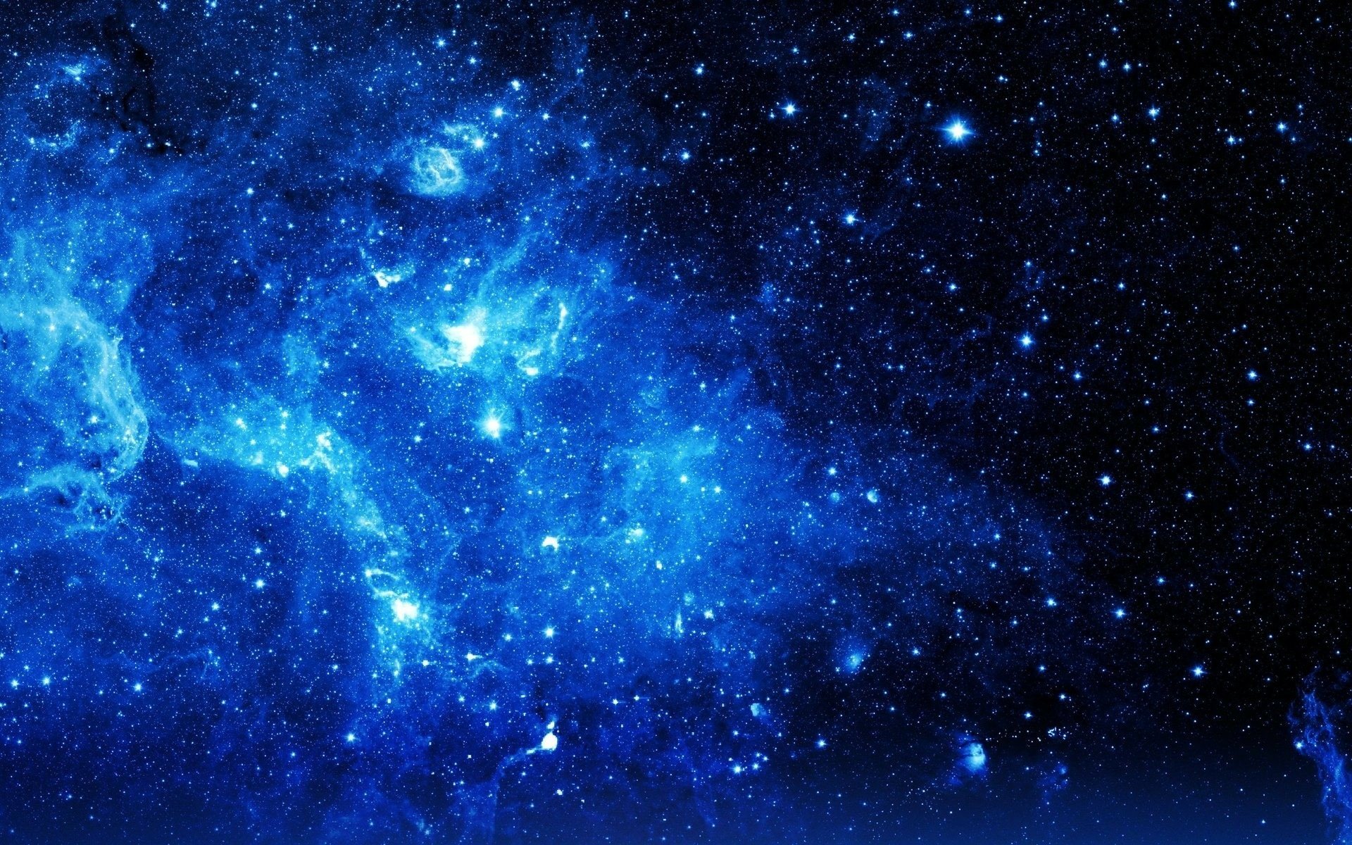 Blue Nebula Starfield — Sci‑Fi HD Wallpaper by Emma boasi | 1920x1200 ...