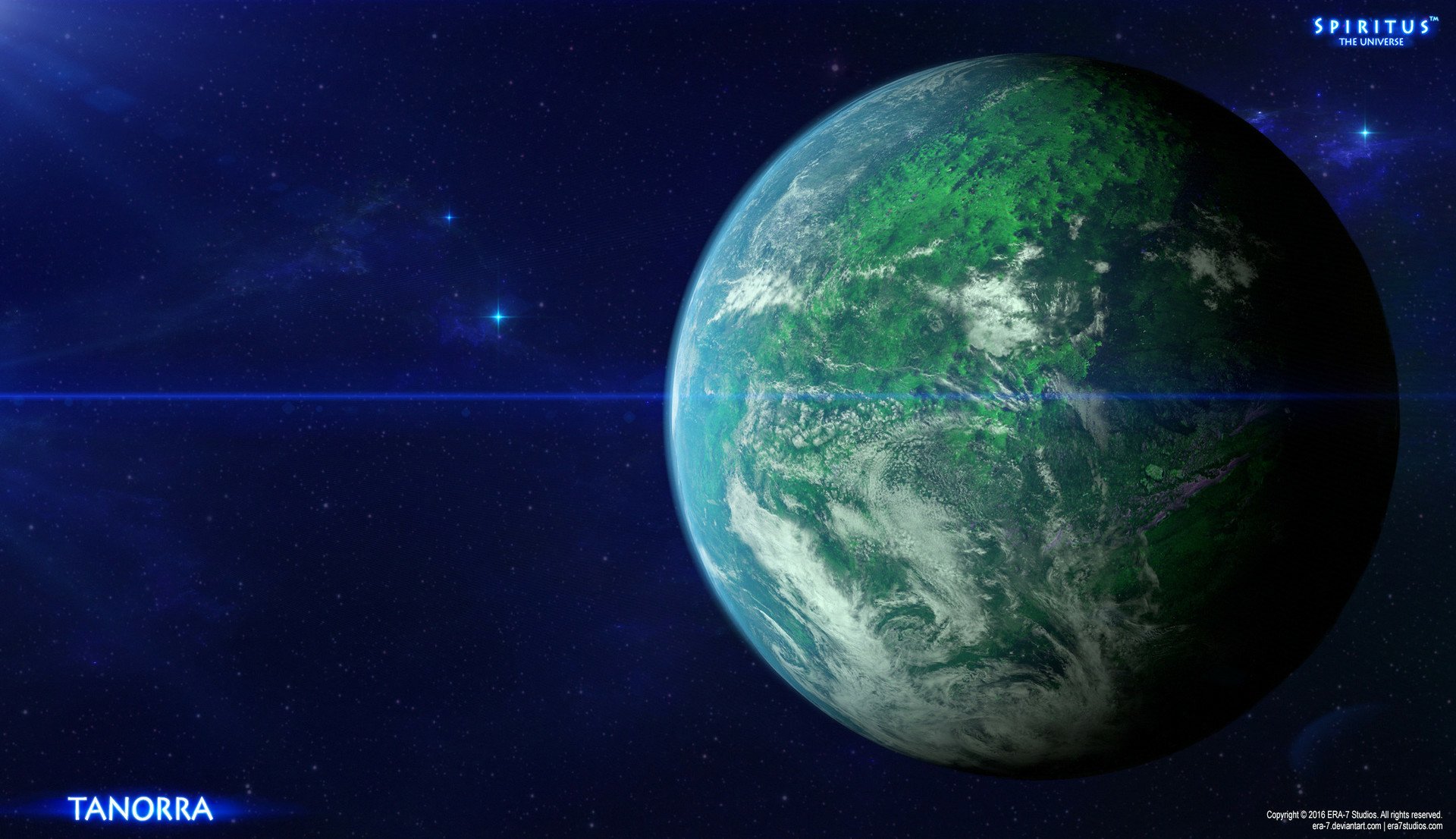 HD Sci-Fi Planet: A Glimpse into the Cosmic Frontier by Yuliya Zabelina