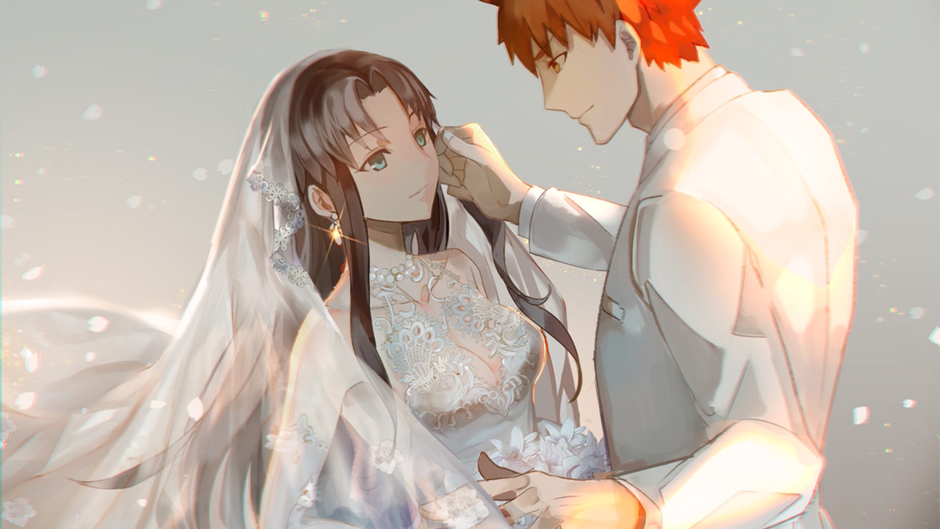 Shirou & Rin Wedding HD Wallpaper - Fate/Stay Night: UBW