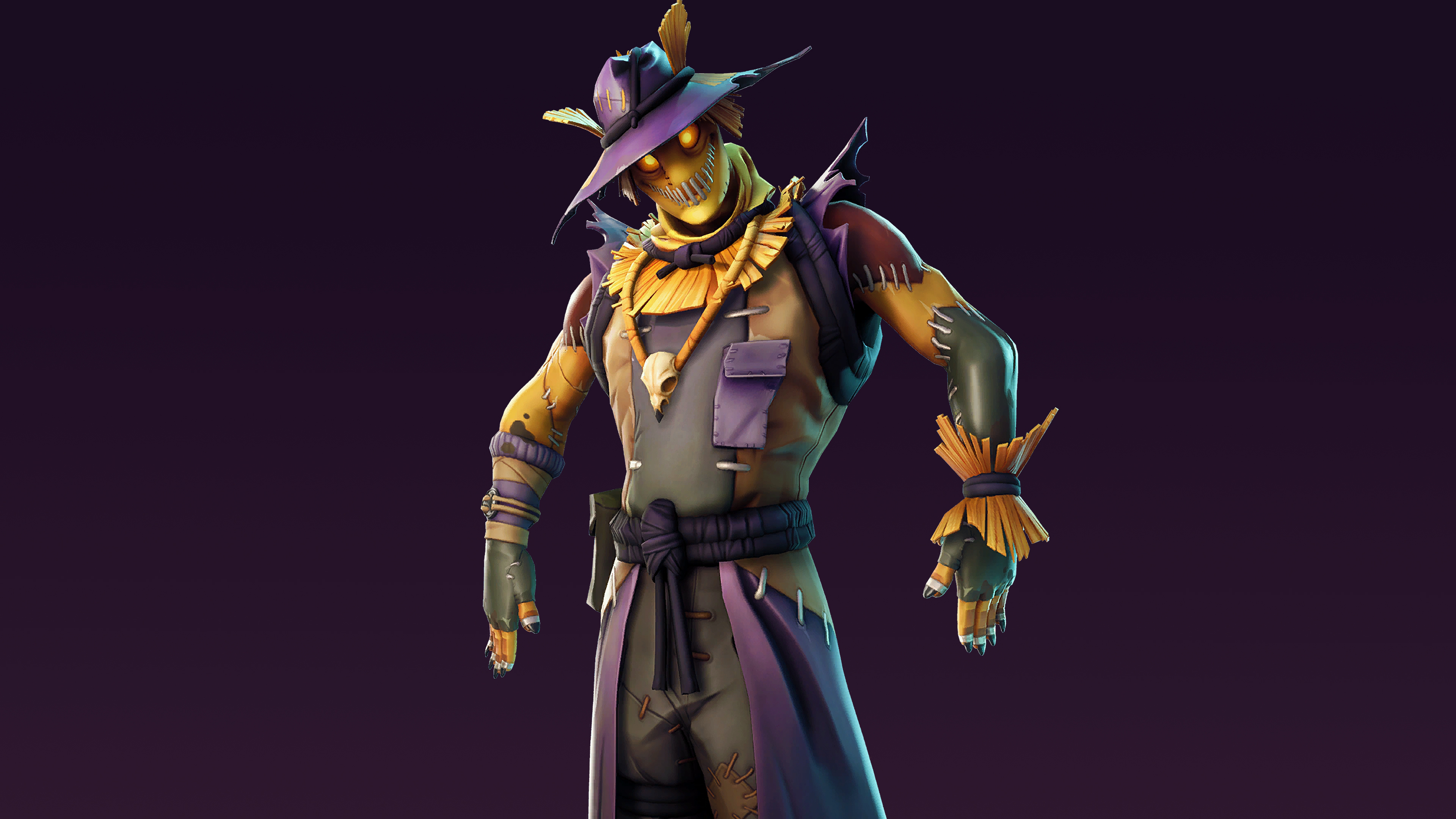 Fortnite 4K Ultra HD Wallpaper – Epic Scarecrow Skin Showcase