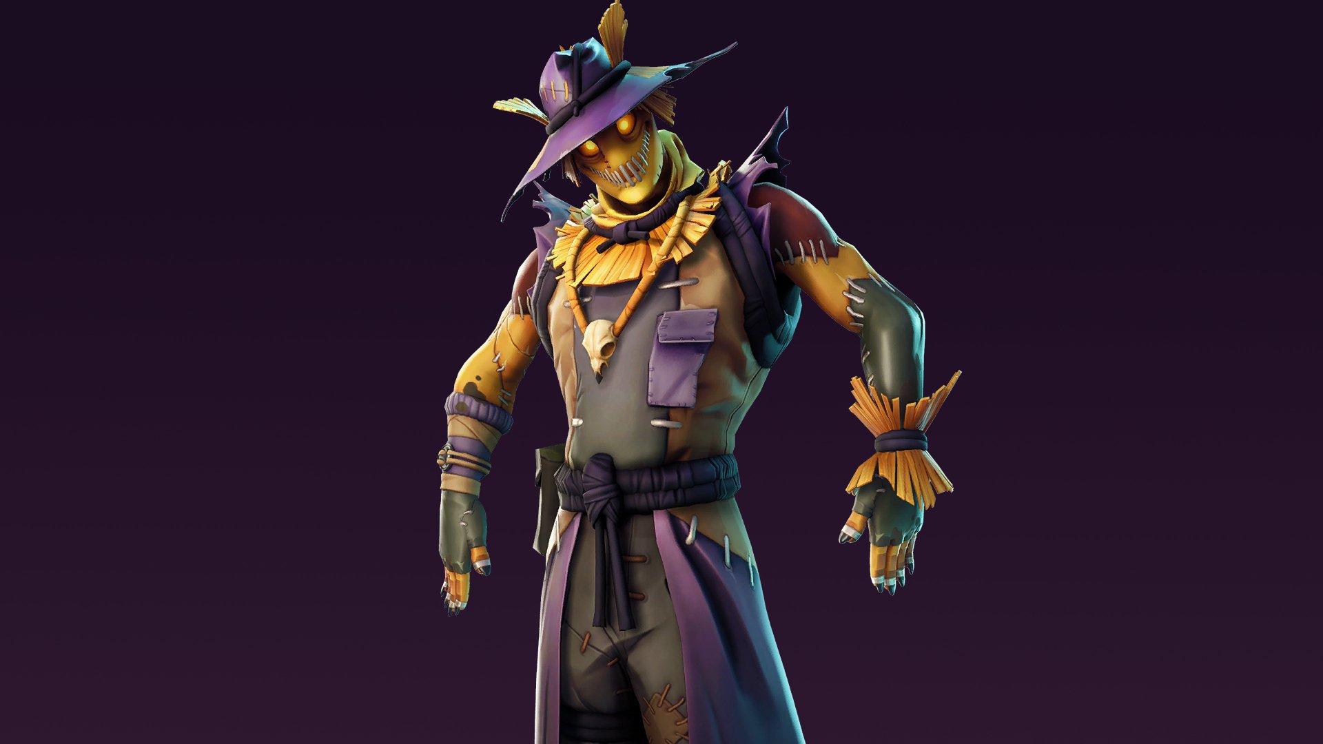 Fortnite 4K Ultra HD Wallpaper – Epic Scarecrow Skin Showcase