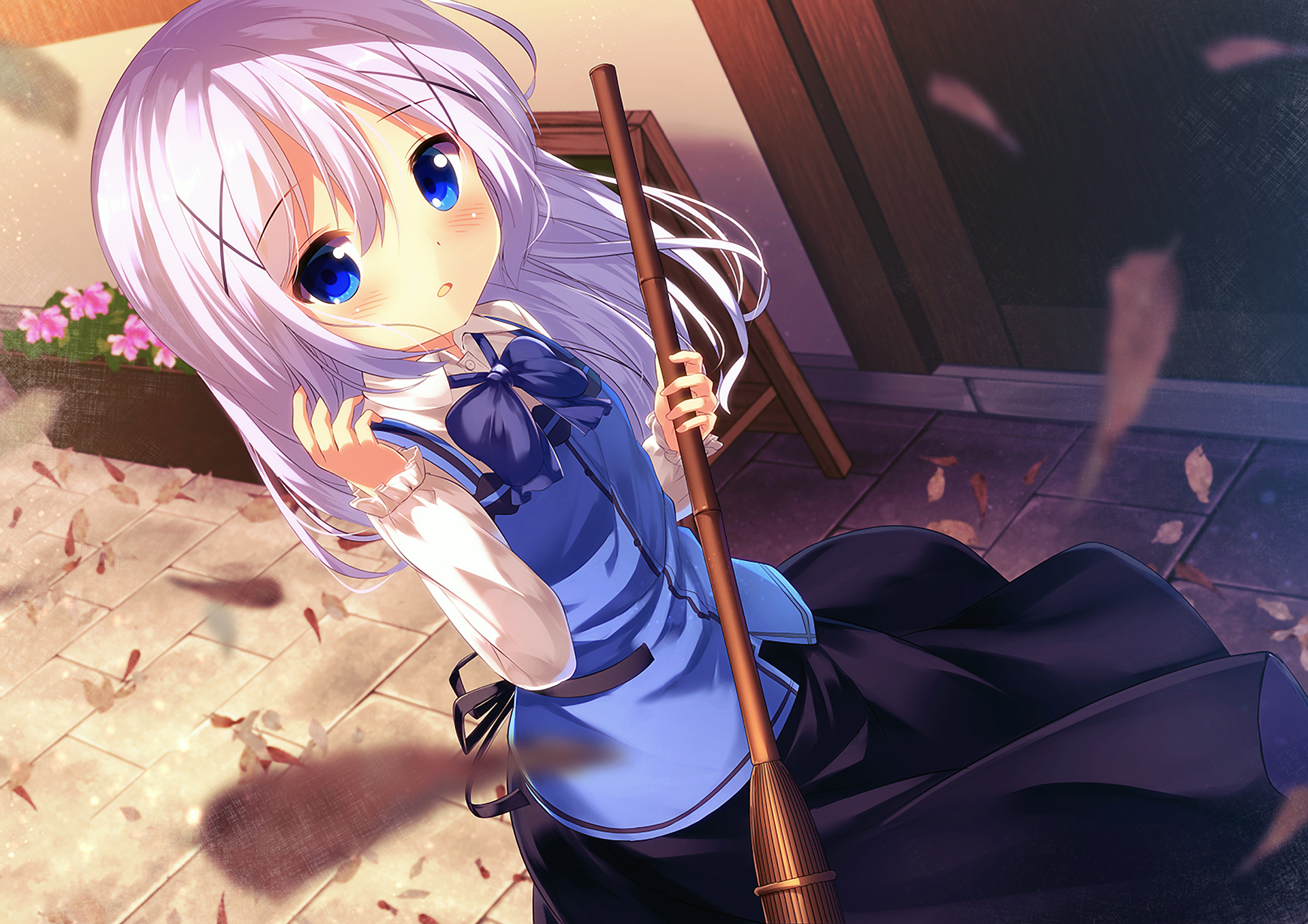 Download Chino Kafū Anime Is The Order A Rabbit HD Wallpaper by チノマロン