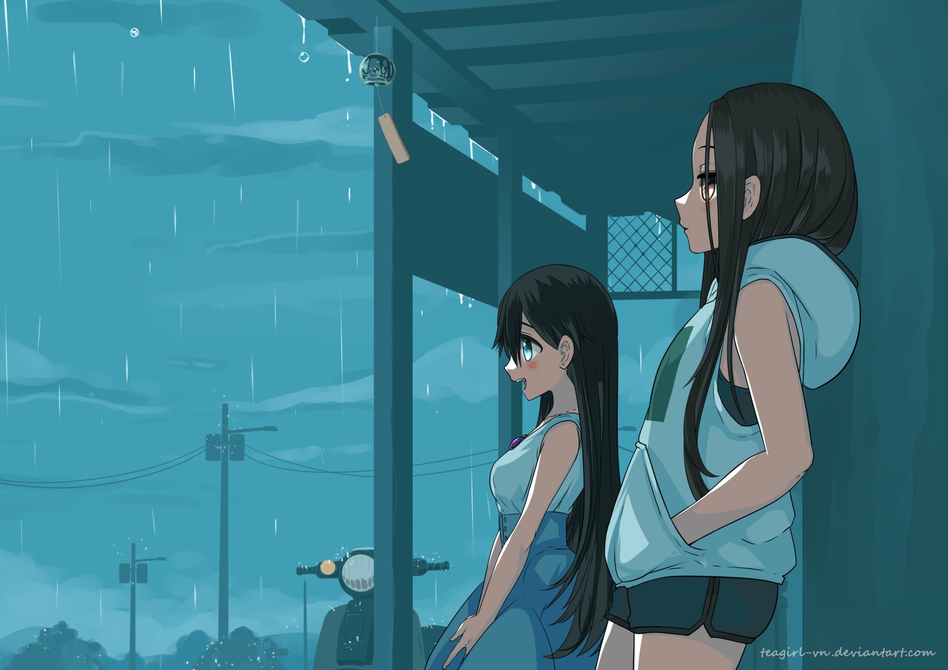 Download Rain Anime Original Rain Anime HD Wallpaper by Tea Girl
