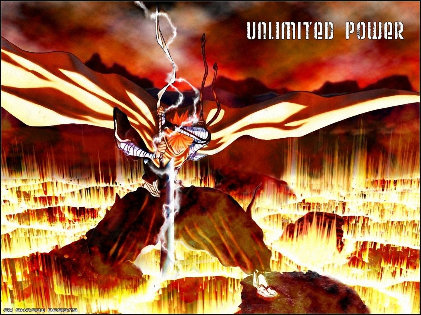 Ichigo Kurosaki: Unlimited Power - HD Wallpaper from Bleach