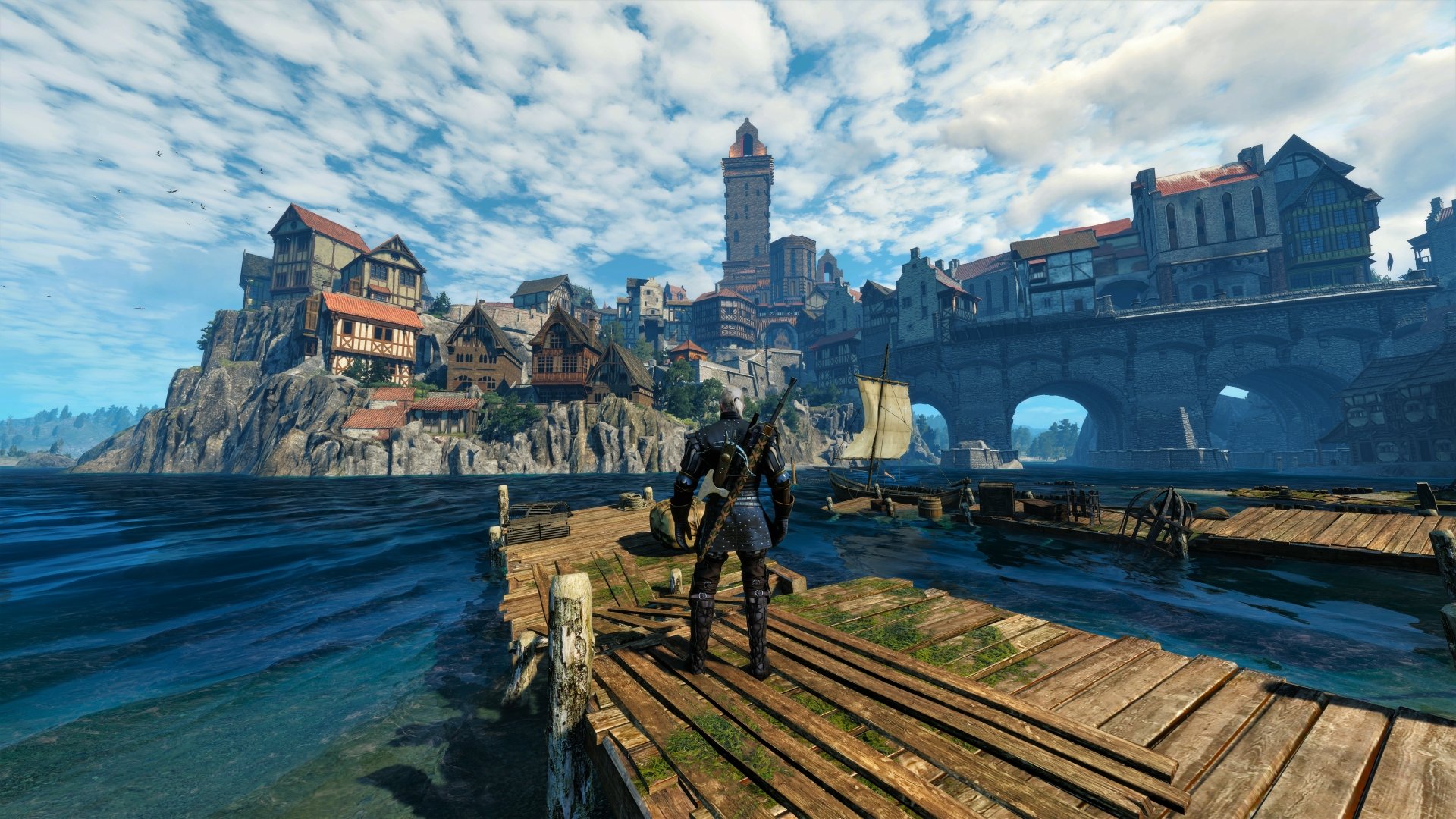 Novigrad Vista: Geralt’s Journey in The Witcher 3 – 8K Ultra HD ...