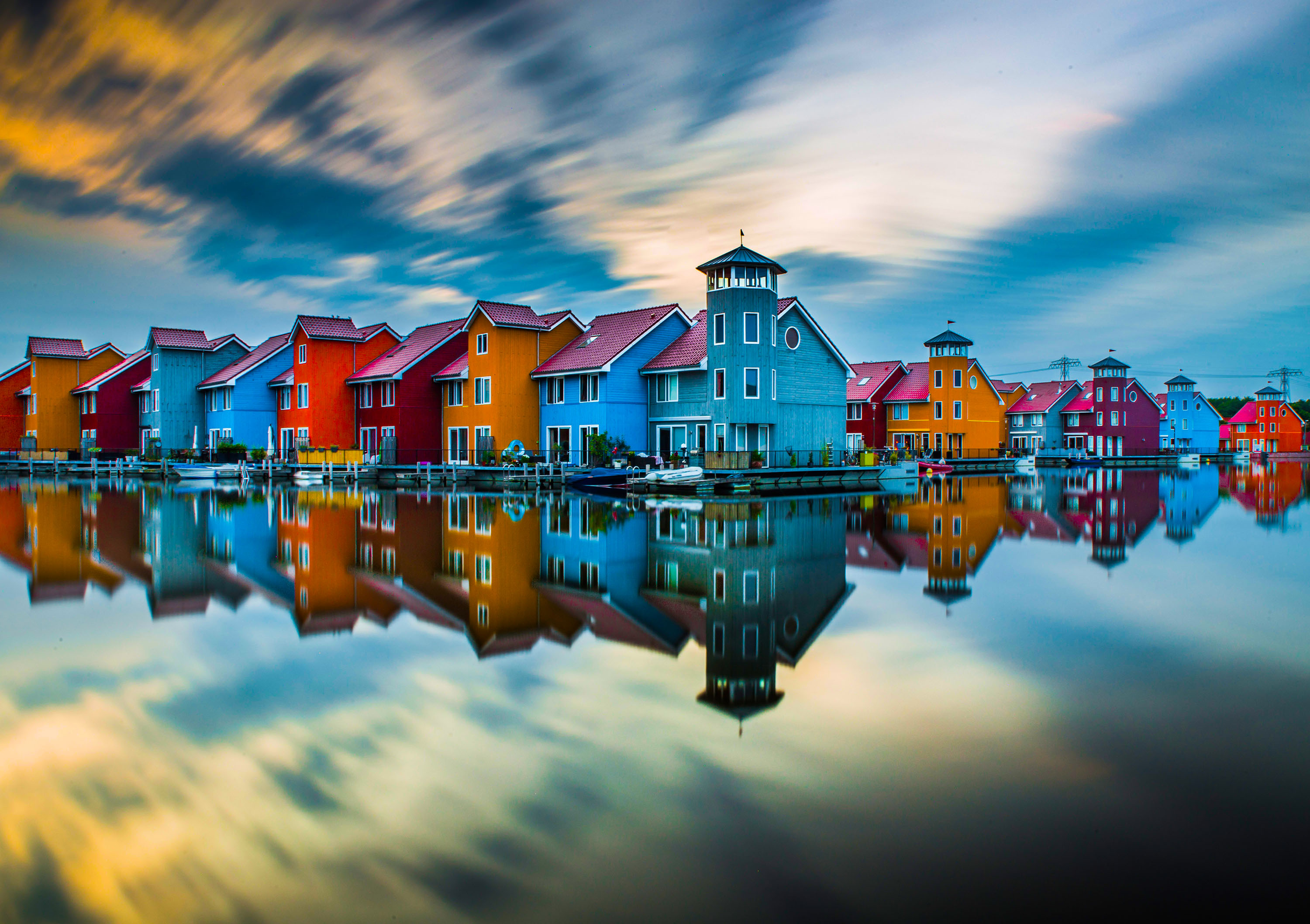 Download Reflection House Man Made Building HD Wallpaper