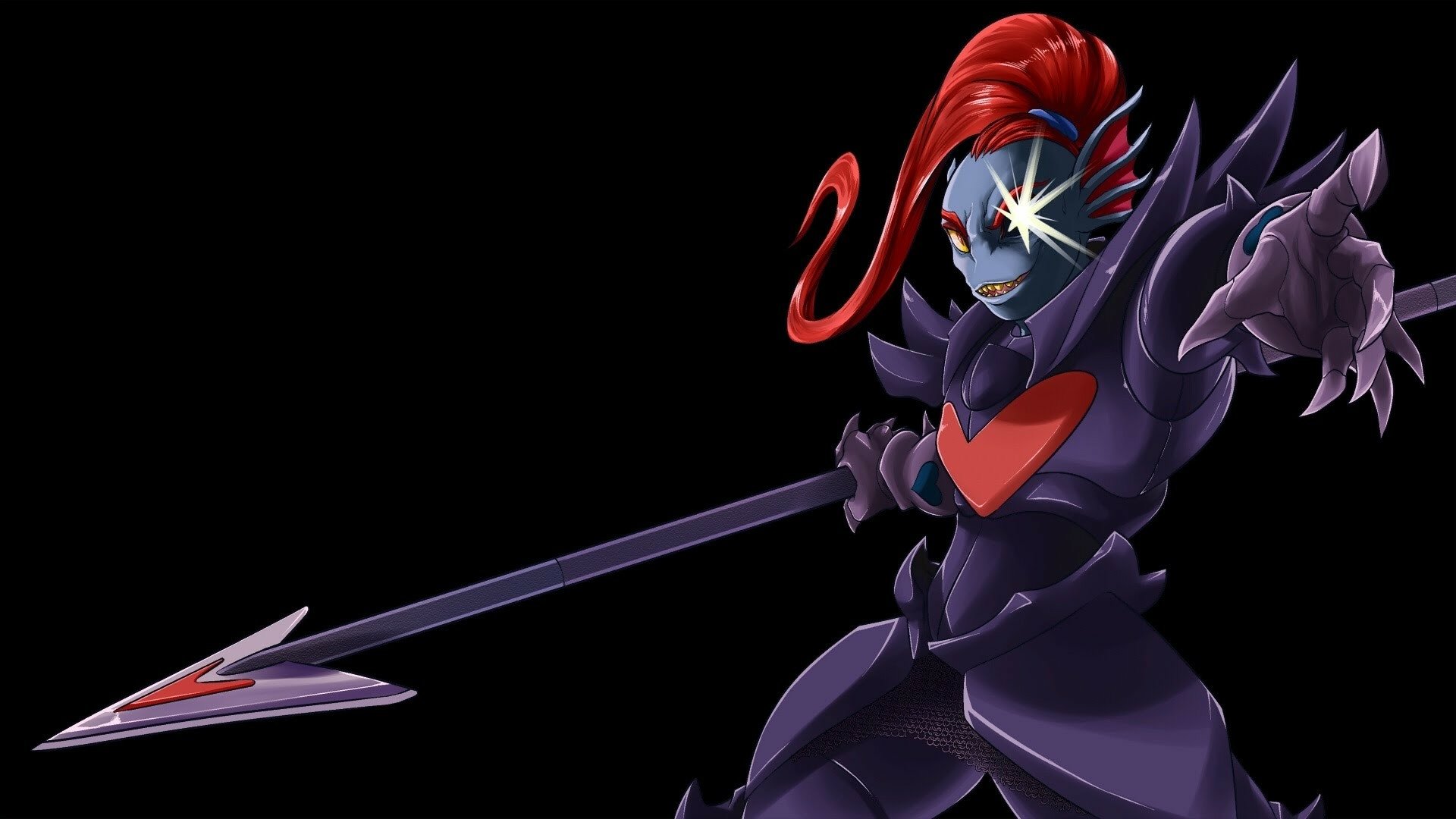 Download Undyne (Undertale) Video Game Undertale HD Wallpaper