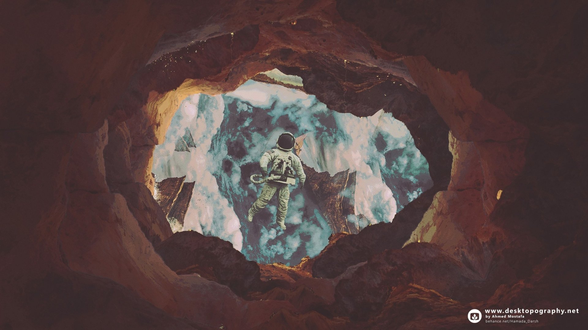 Download Astronaut Sci Fi Artistic Desktopography HD Wallpaper by Ahmed ...