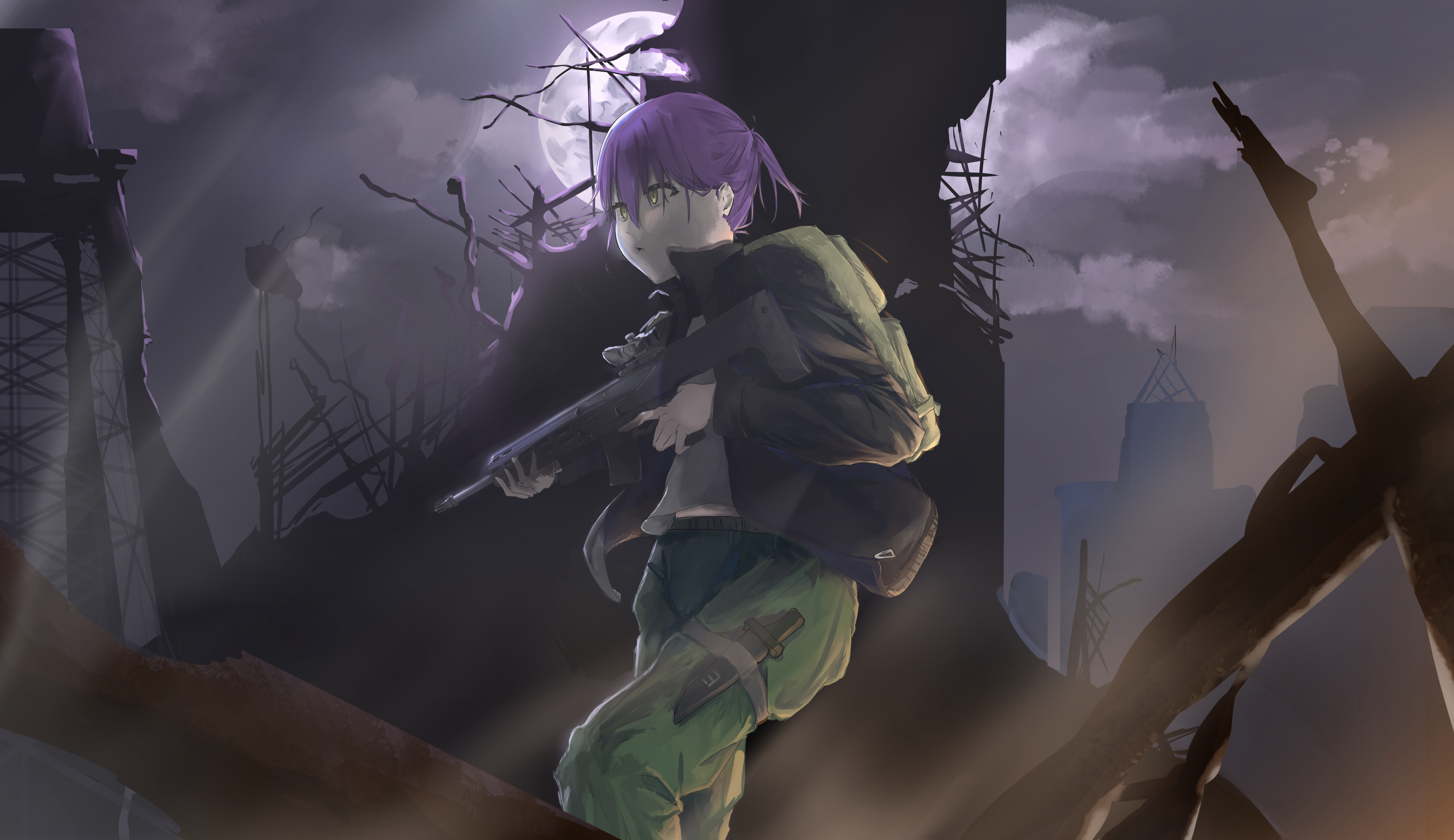 Download Anime Original 4k Ultra HD Wallpaper by Cyo