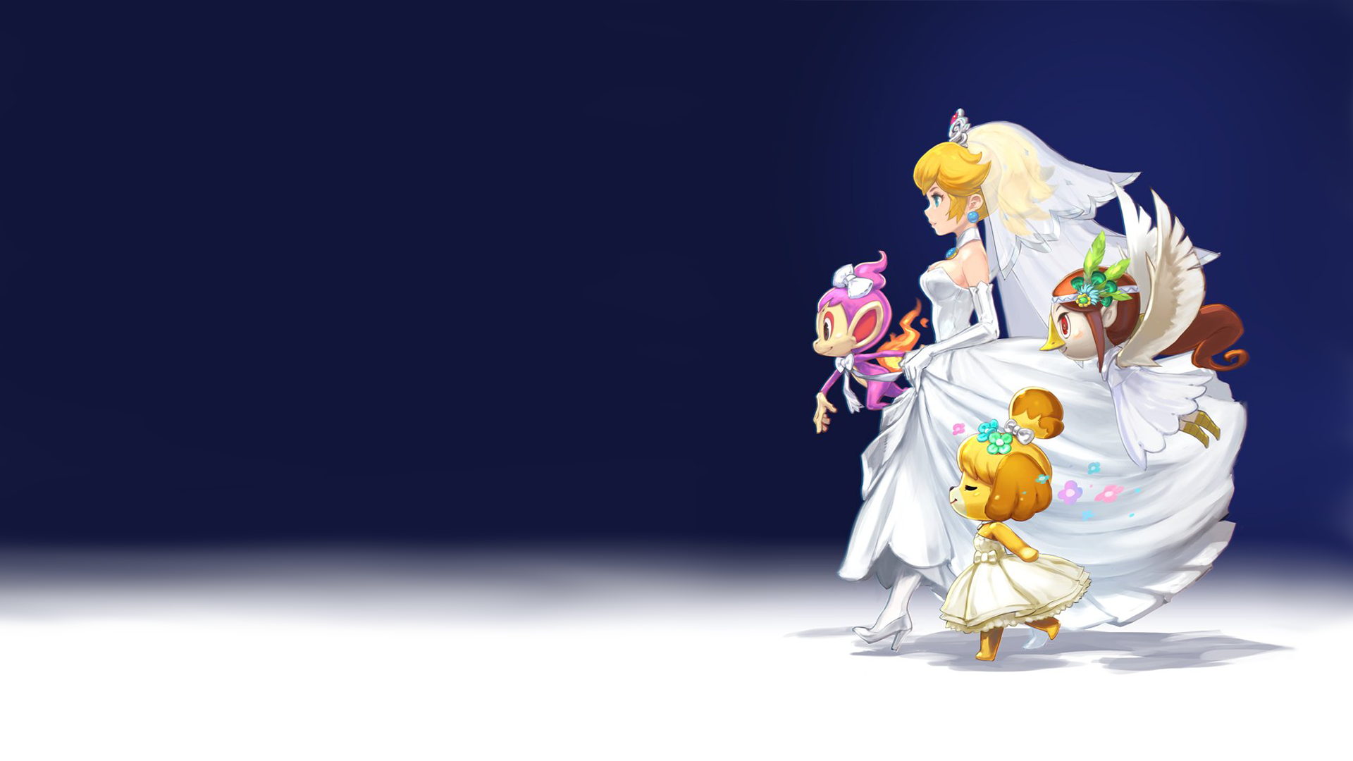 Download Super Mario Wedding Dress Princess Peach Nintendo Video Game ...