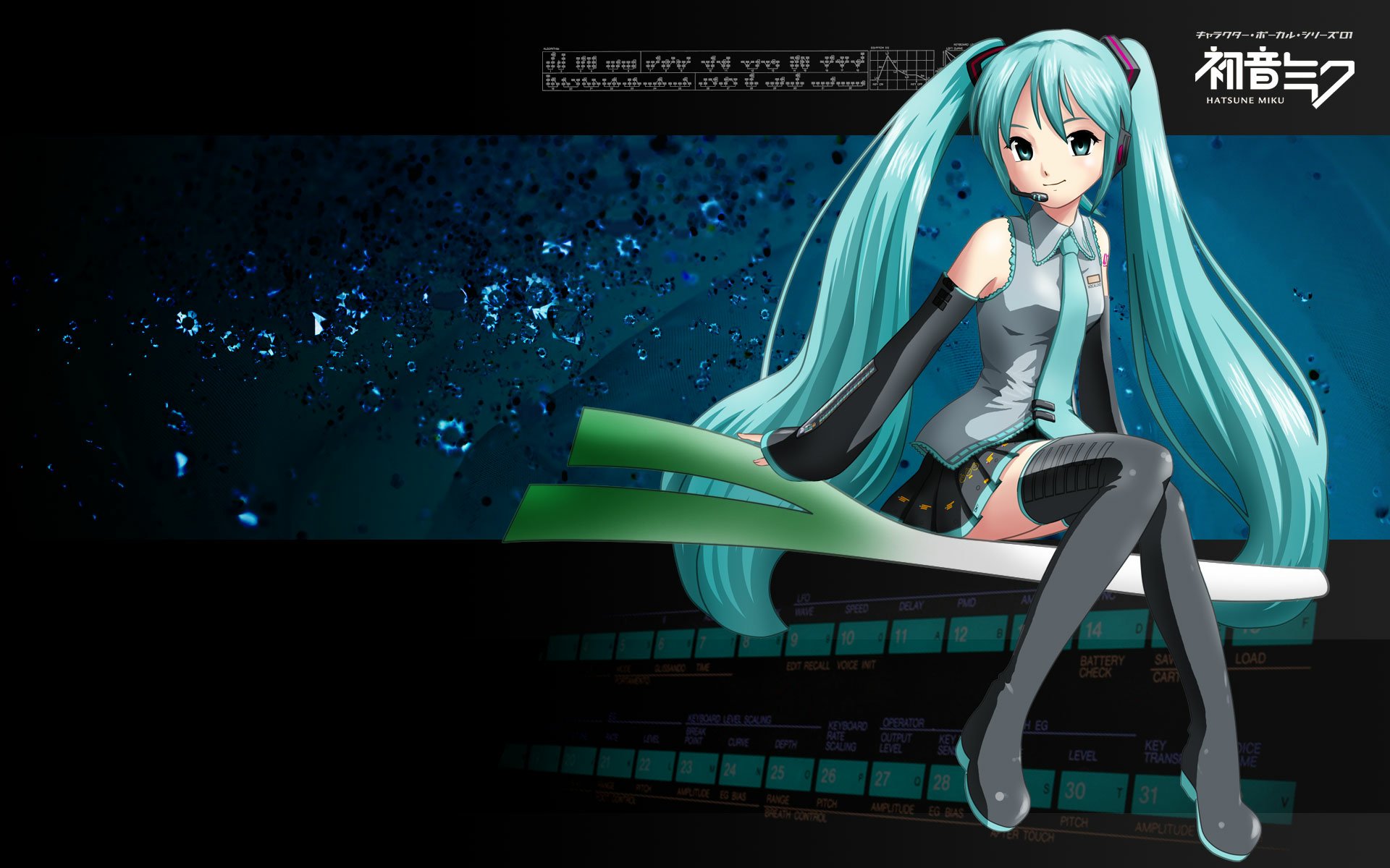 Download Hatsune Miku Anime Vocaloid HD Wallpaper