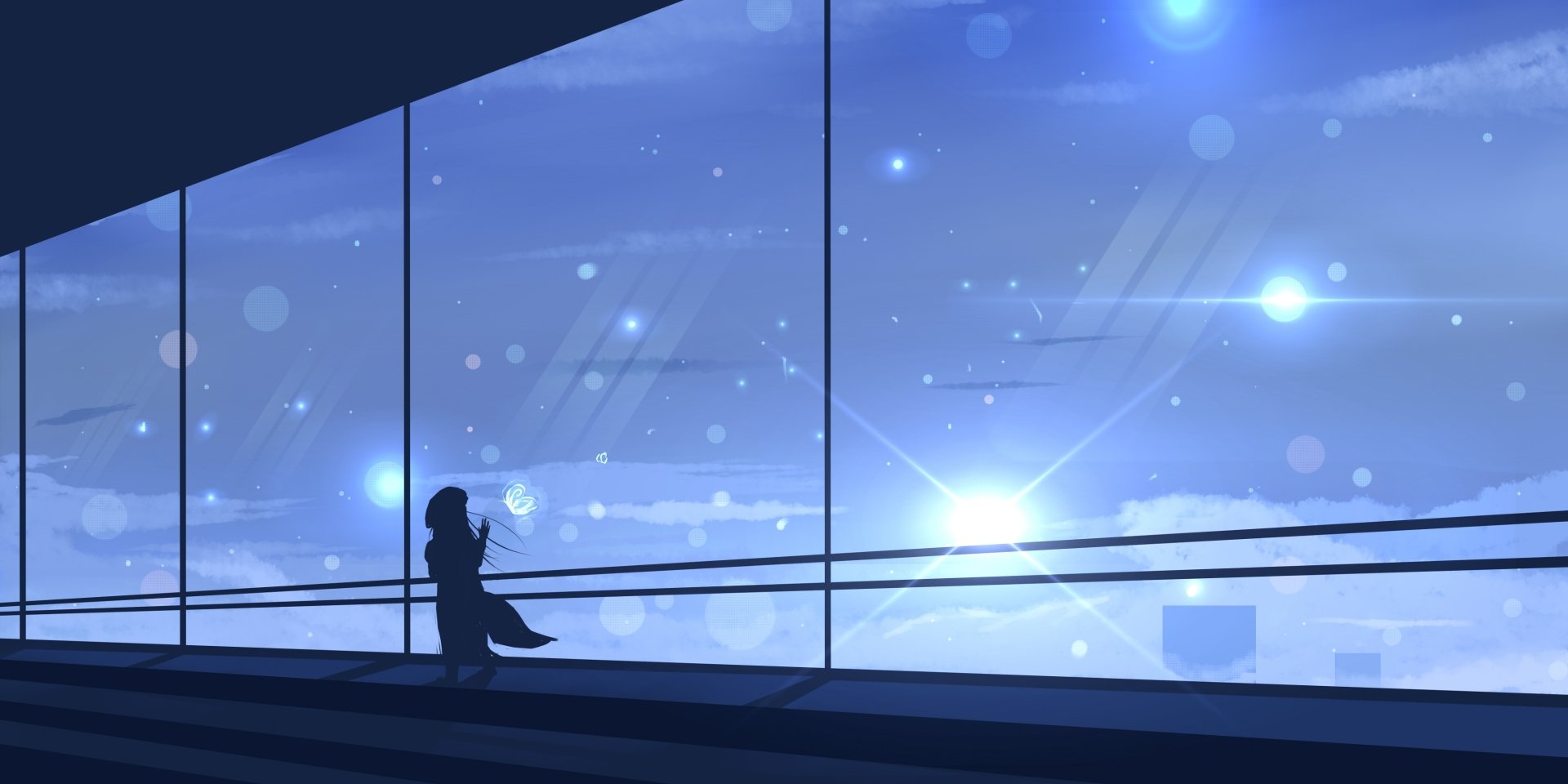 Starry Night Anime HD Wallpaper by Marin liekuriva