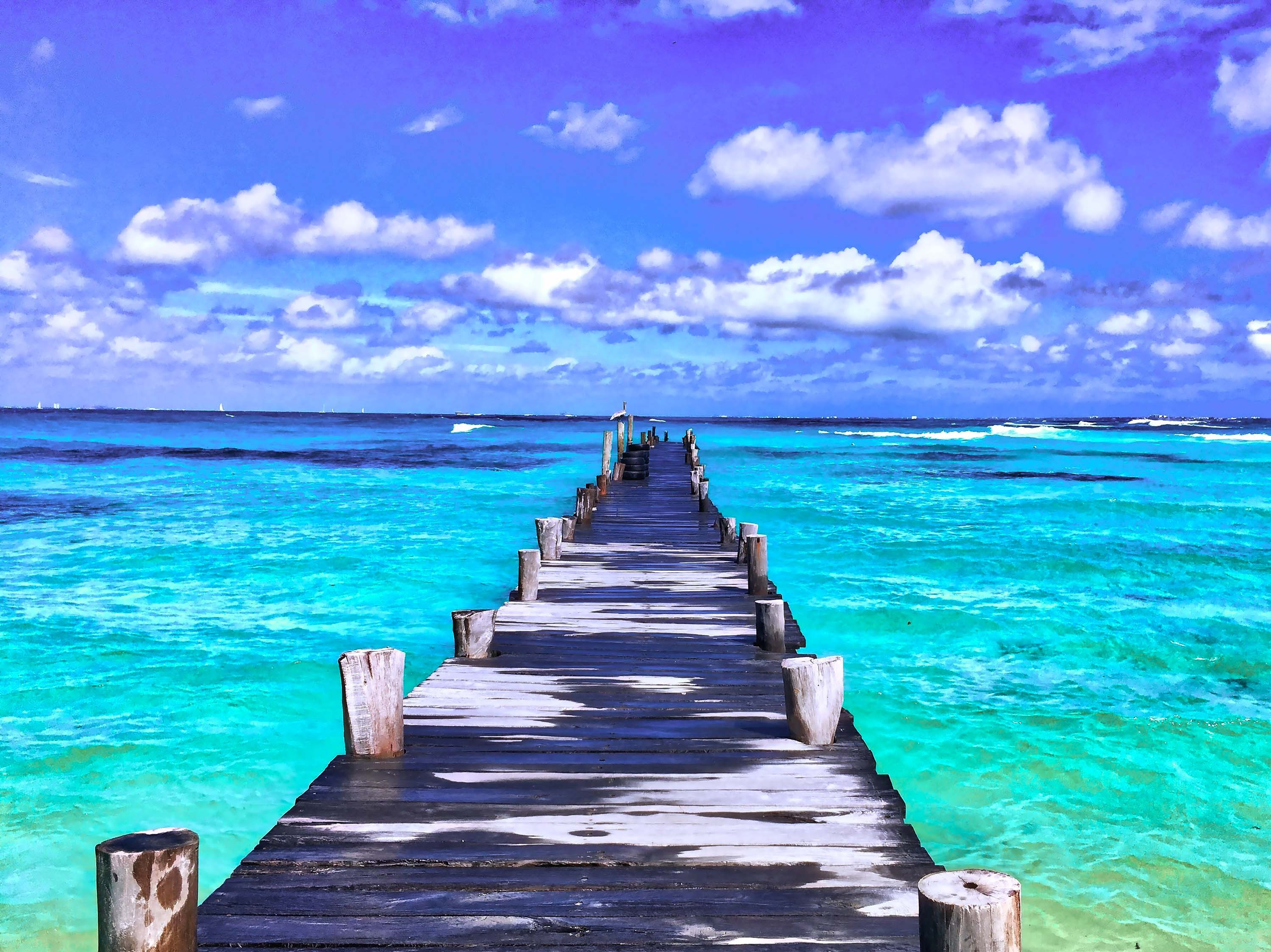 Download Man Made Pier HD Wallpaper