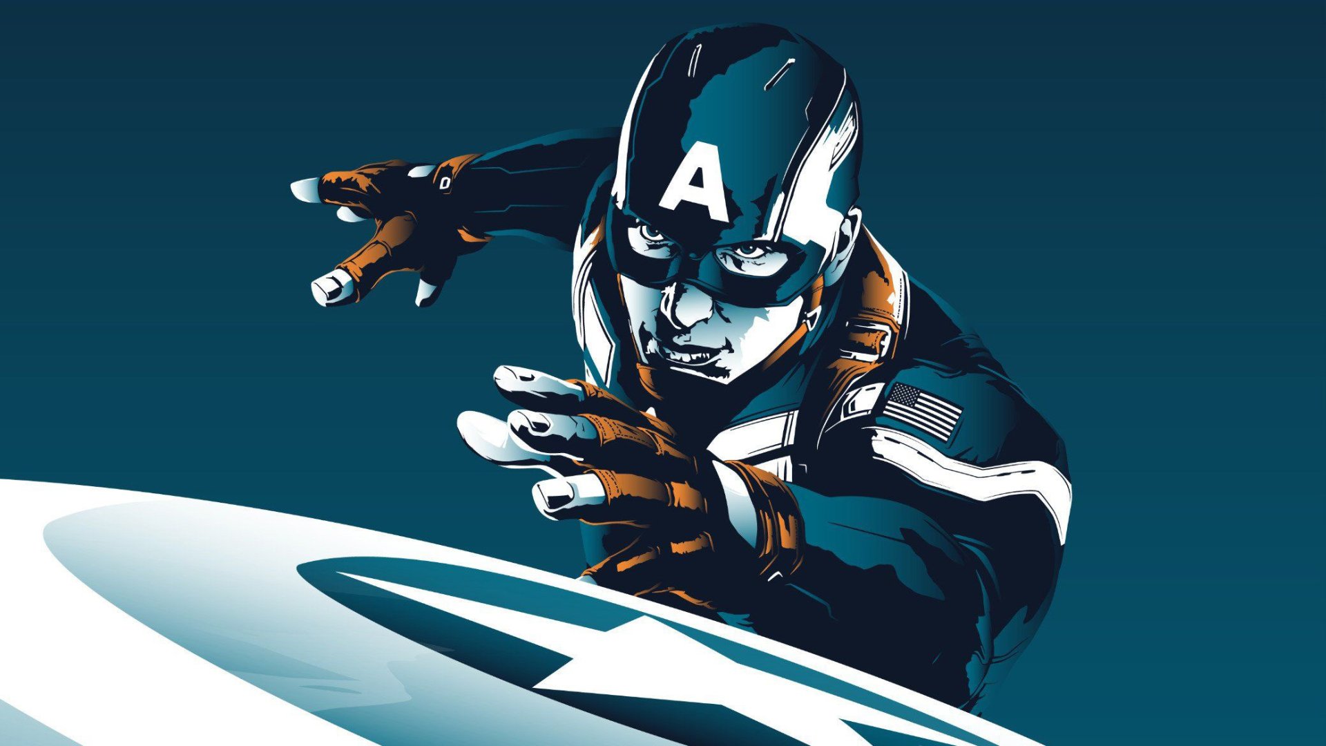 Download Comic Captain America HD Wallpaper