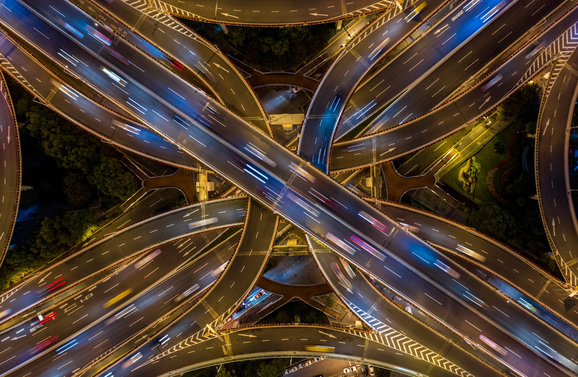 Download China Shanghai Road Aerial Man Made Highway 4k Ultra HD Wallpaper