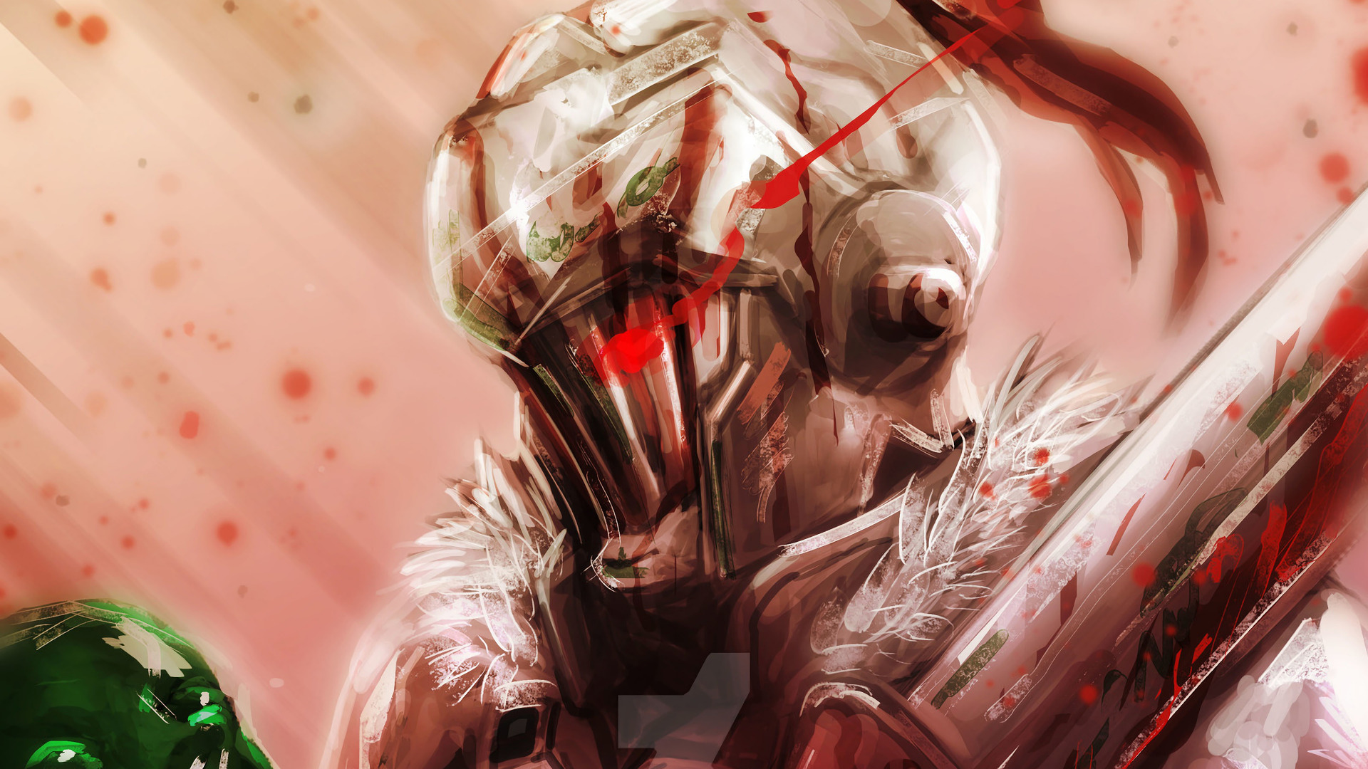Goblin Slayer HD Anime Wallpaper: Fierce Battle Ready