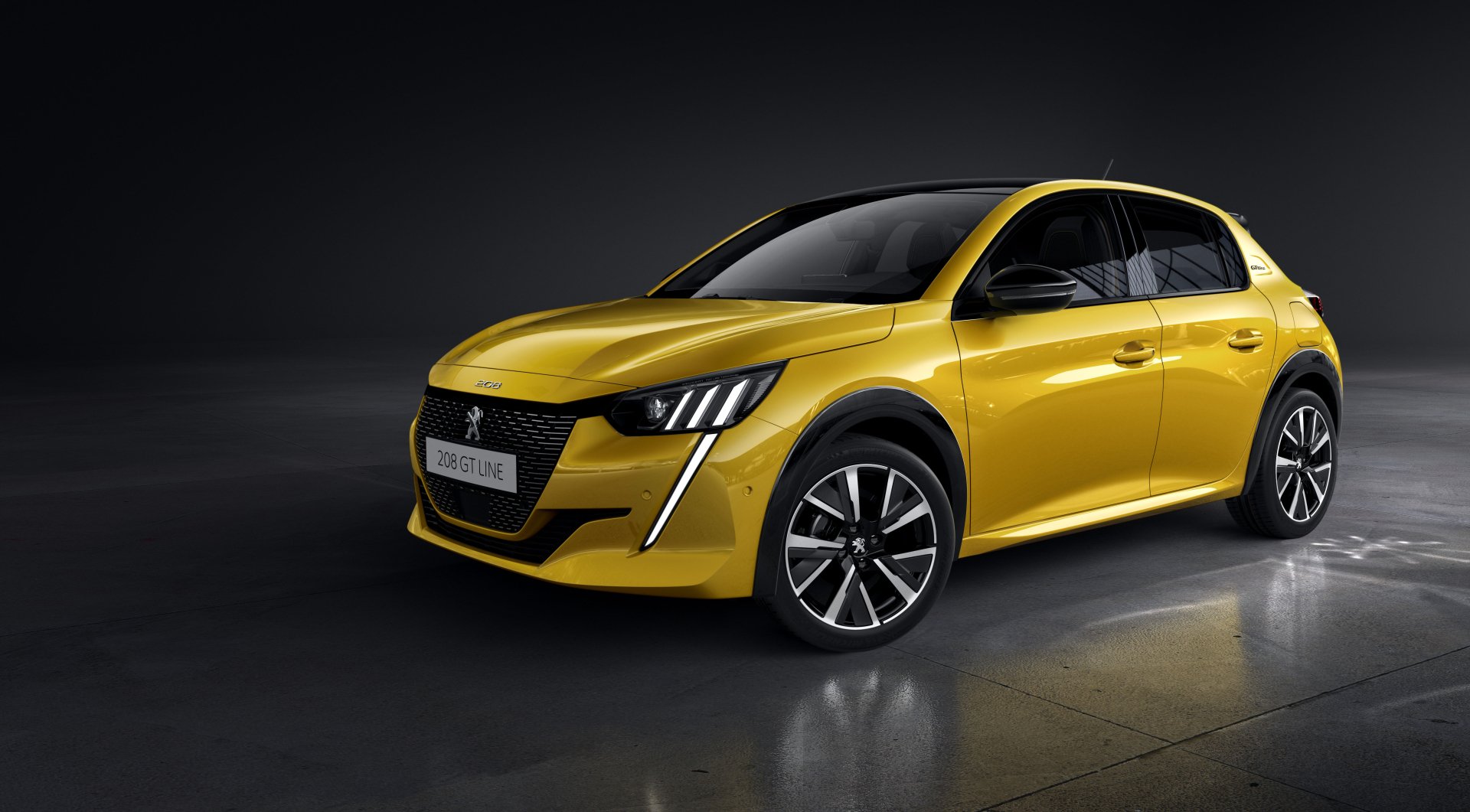 Download Yellow Car Car Peugeot Vehicle Peugeot 208 4k Ultra HD Wallpaper