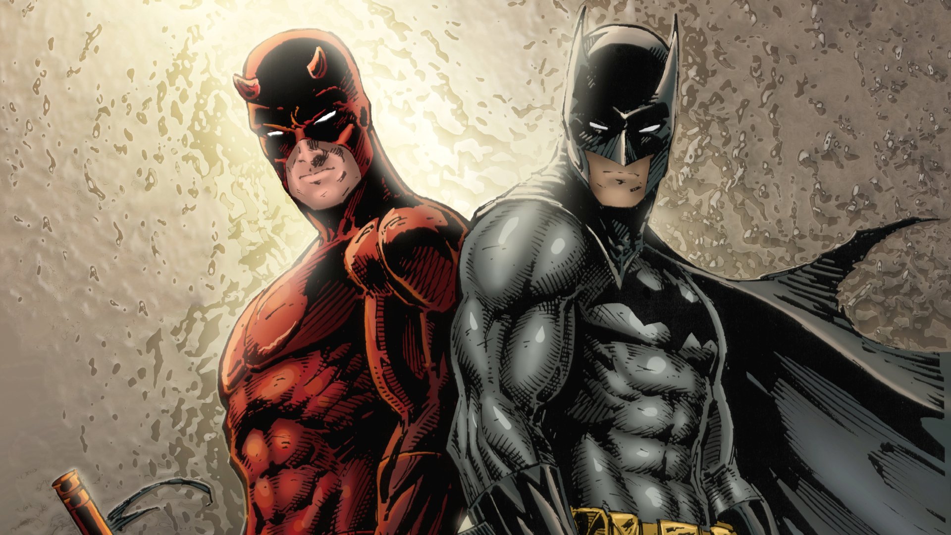 Ultimate Comic Crossover: Batman & Daredevil HD Wallpaper | 3300x1856 ...